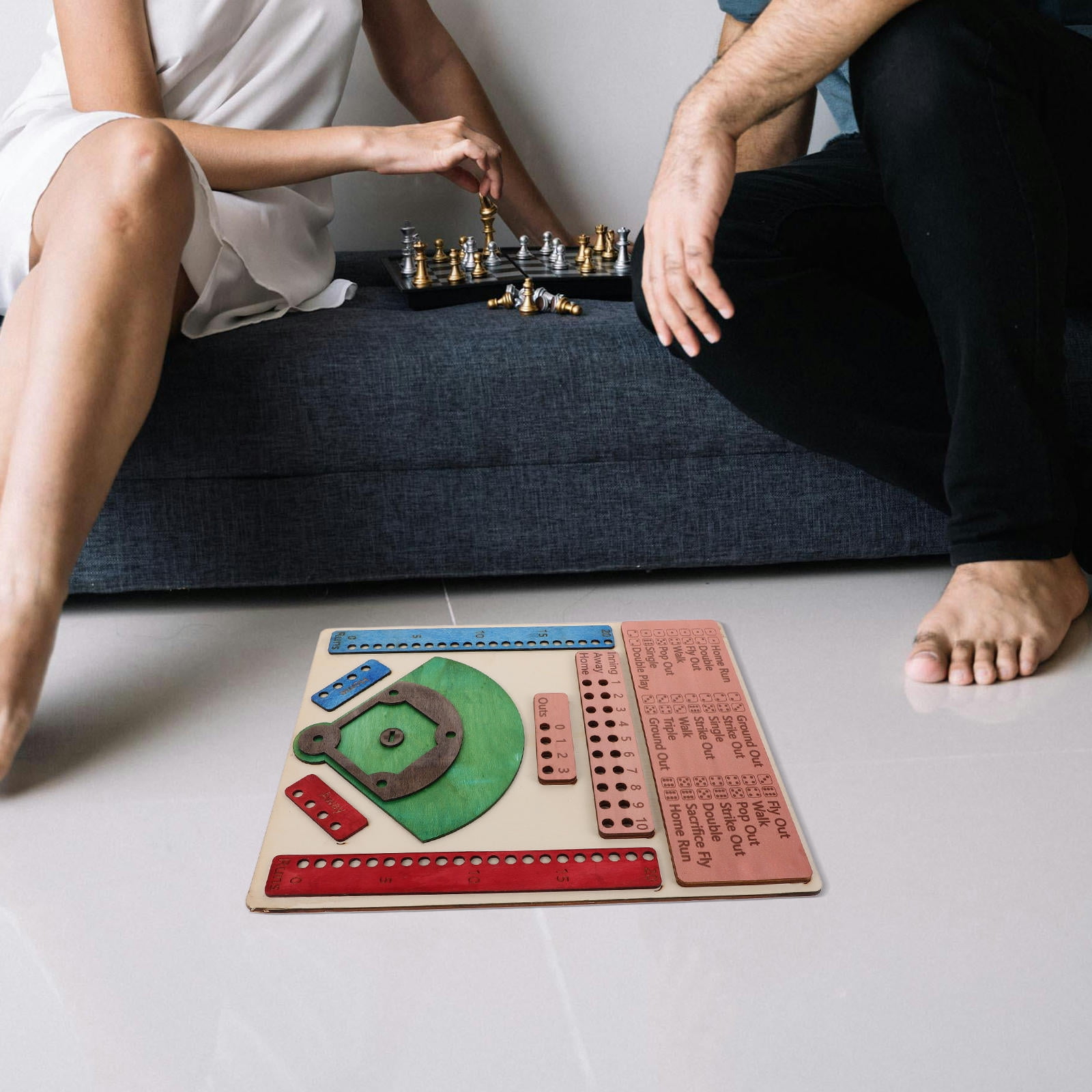 Masteelf Creative Baseball Board Game For Family Game Tabletop ...