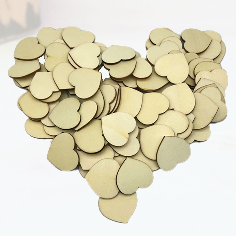 Masteelf Creative Heart Shape DIY Wooden Slice Crafts for Home ...