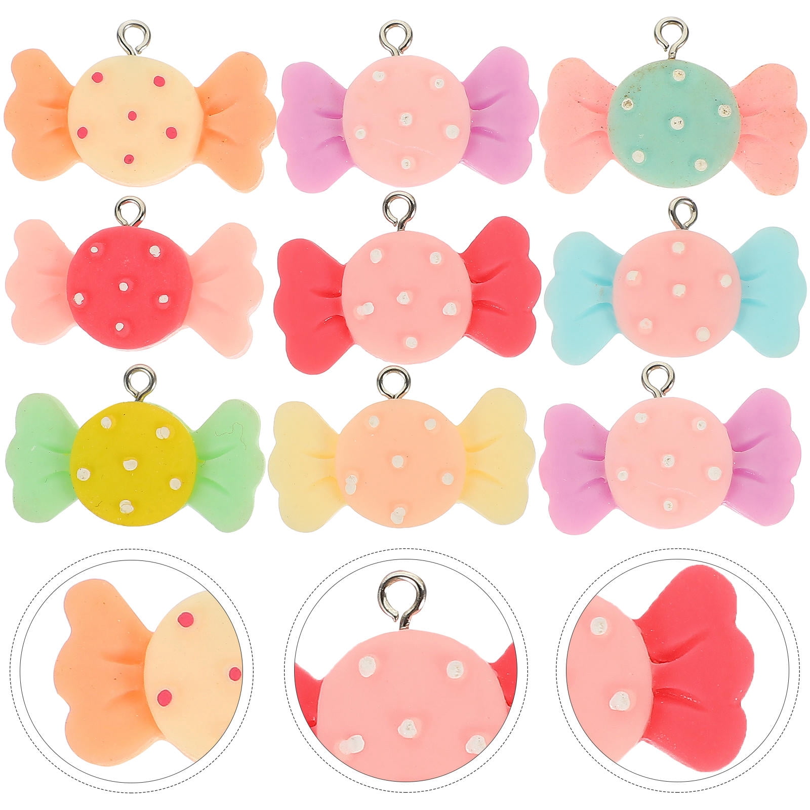 Masteelf Creative Resin Candy Charms for Jewelry Making Multi Color ...