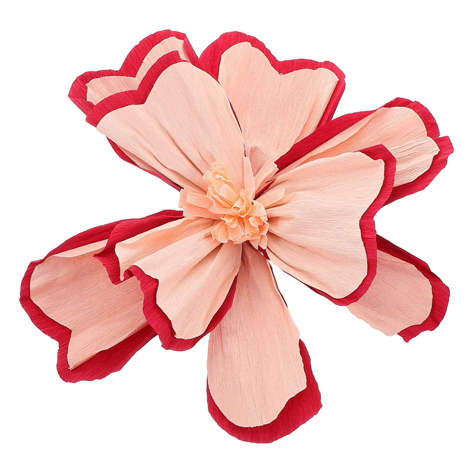 Masteelf Crepe Paper Wall Flowers Party Floral Decorations Thickened ...