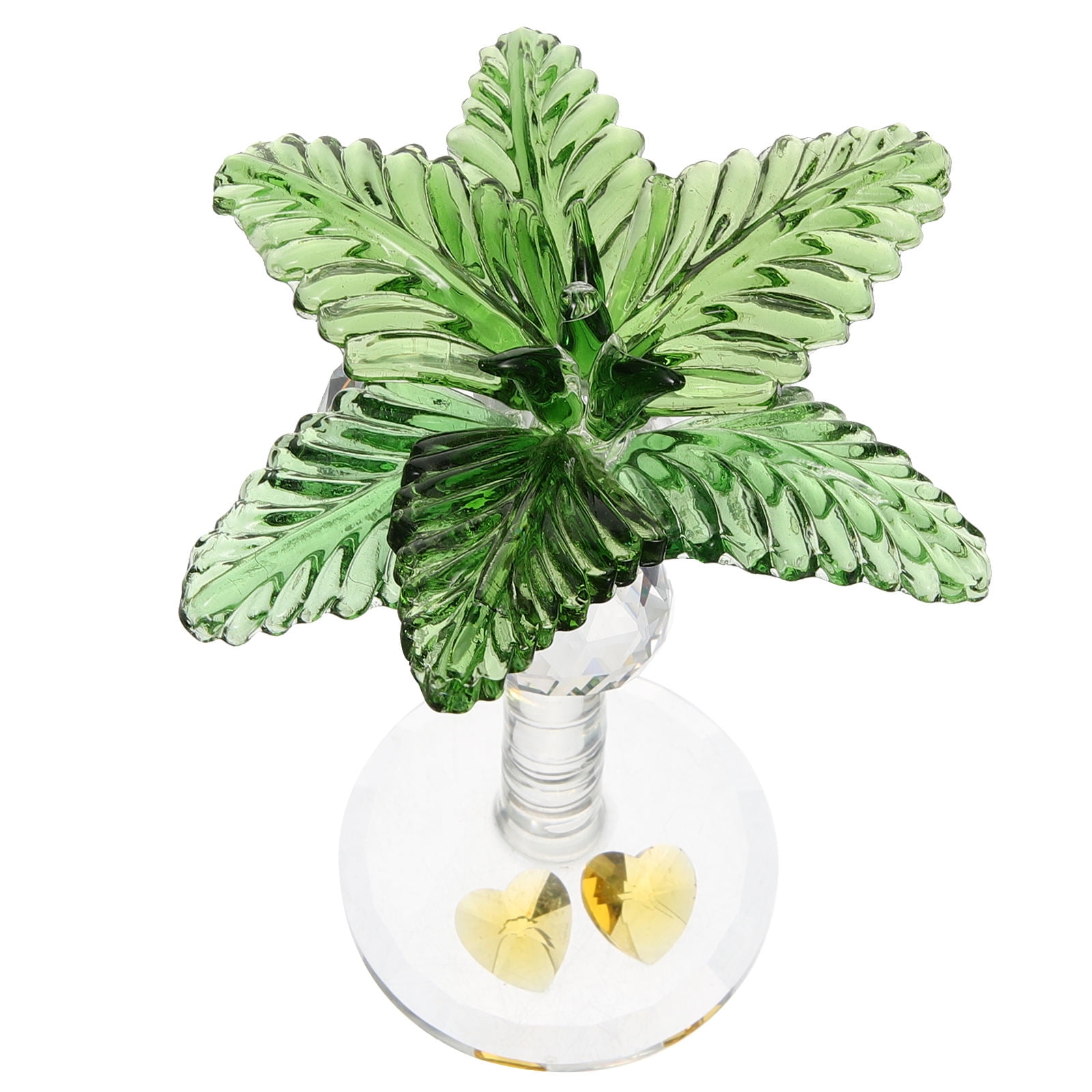 Masteelf Crystal Coconuts Tree Decorative Artificial Crystal Craft ...