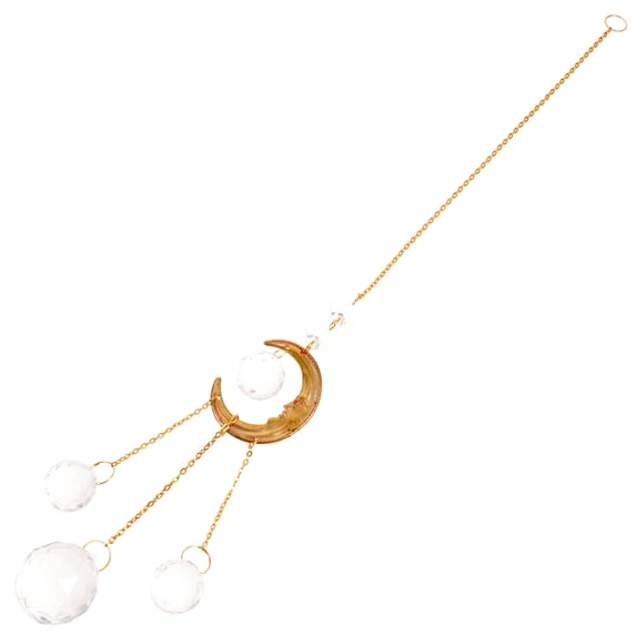 IDEANATEGRATE Crystal Hanging Ornament Crystal Hanging Sun Catcher ...