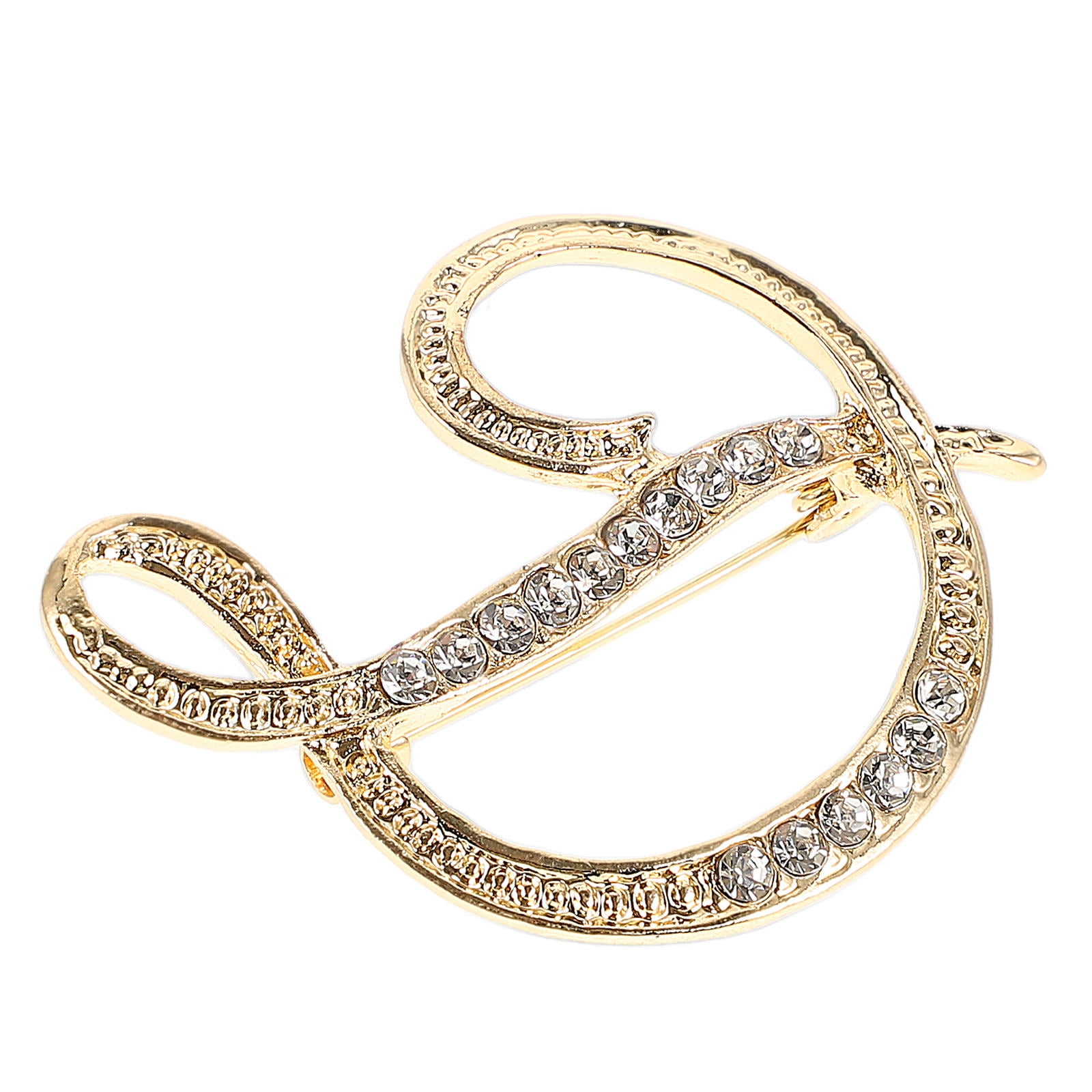 Masteelf Custom Bustle Pin for Wedding Dress English Alphabet Brooch ...