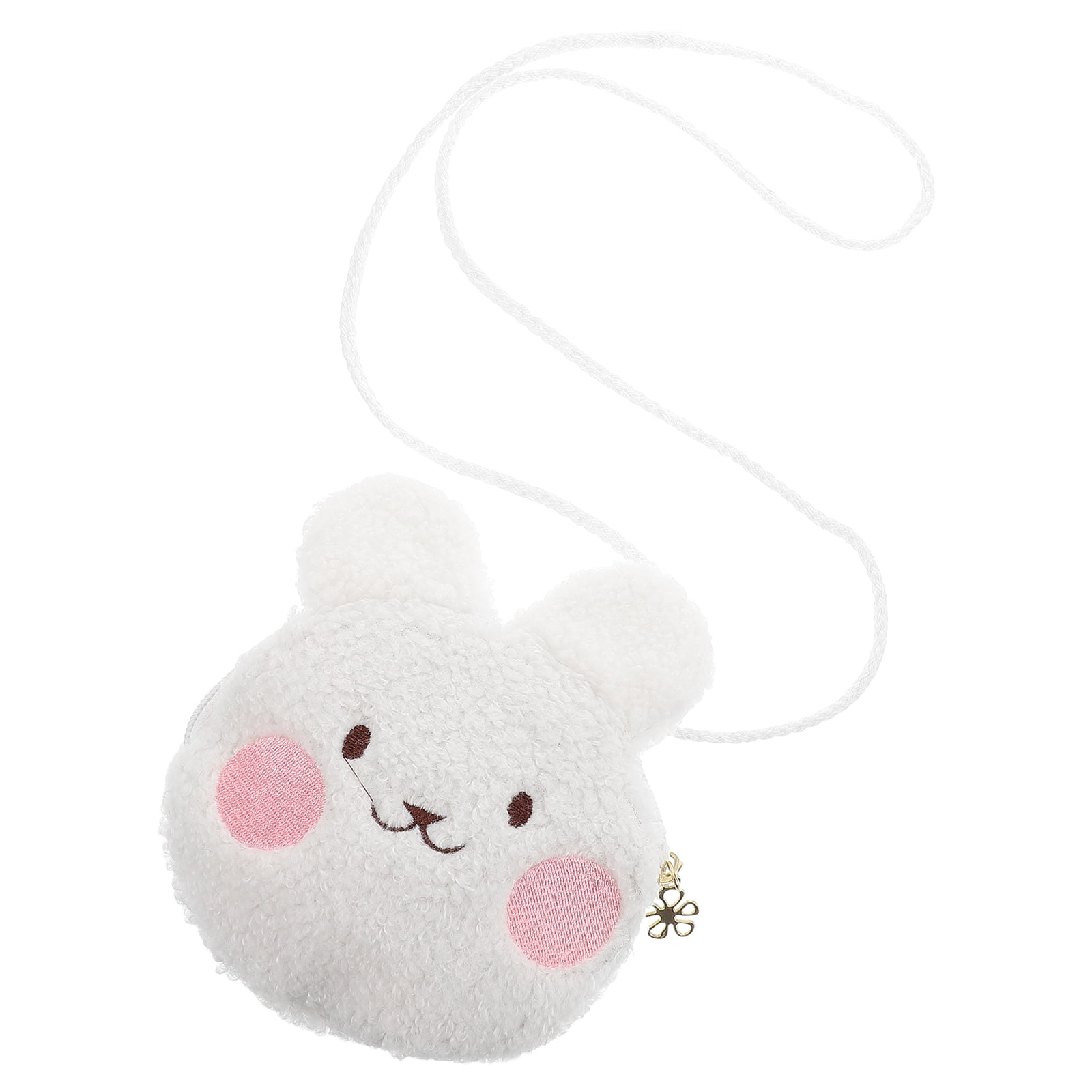 Masteelf Cute Plush Crossbody Bag for Little Girls Kawaii Bunny Purse ...