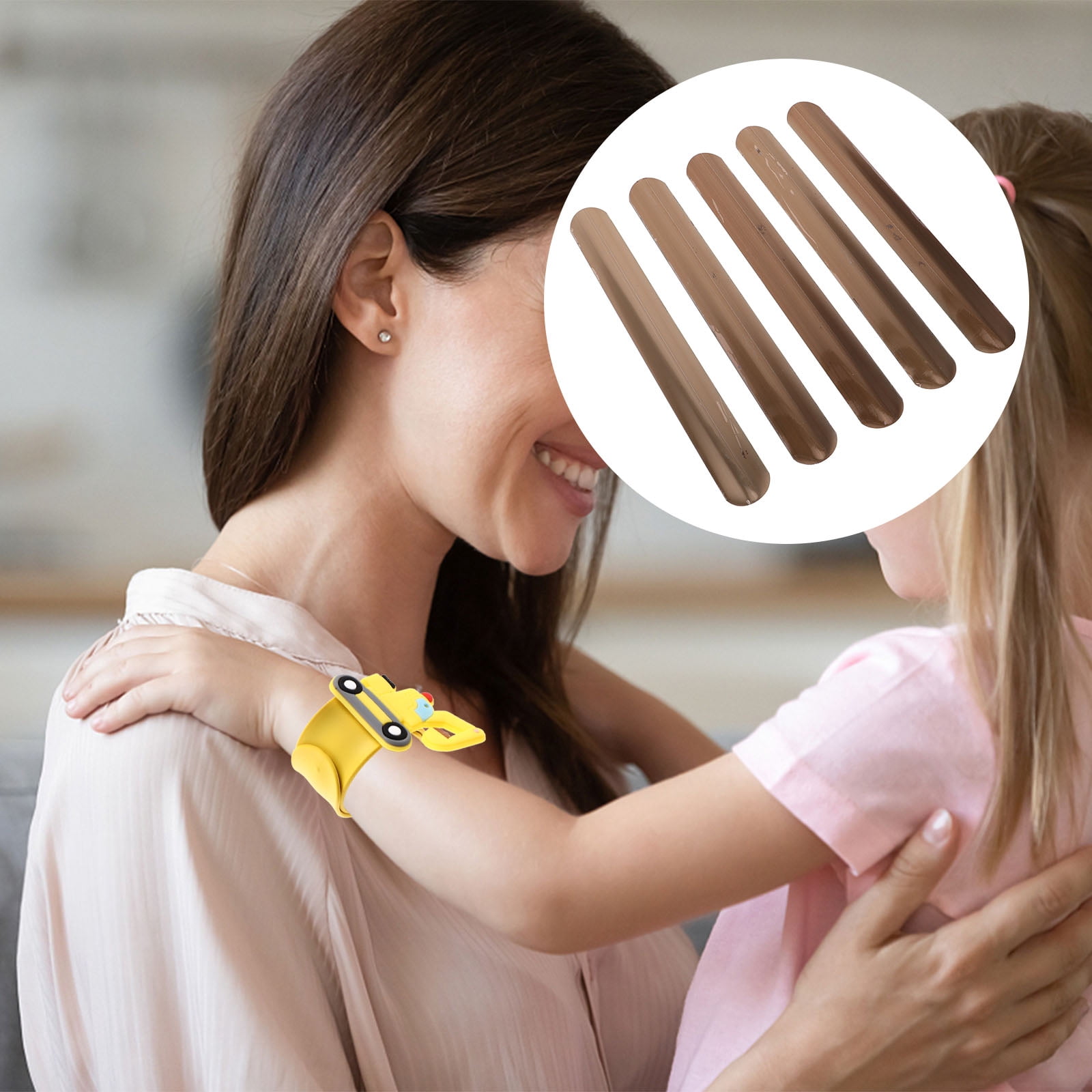 Masteelf DIY Slap Bracelet Making Materials with Steel Sheets for Decoration 50 Pcs Silver ...