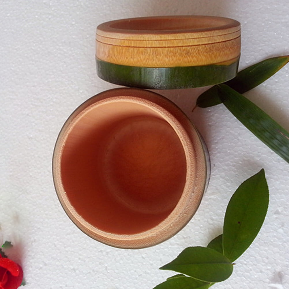 Masteelf Dash Airtight Bamboo Lunch Box Nut Storage Container Spice Jar ...