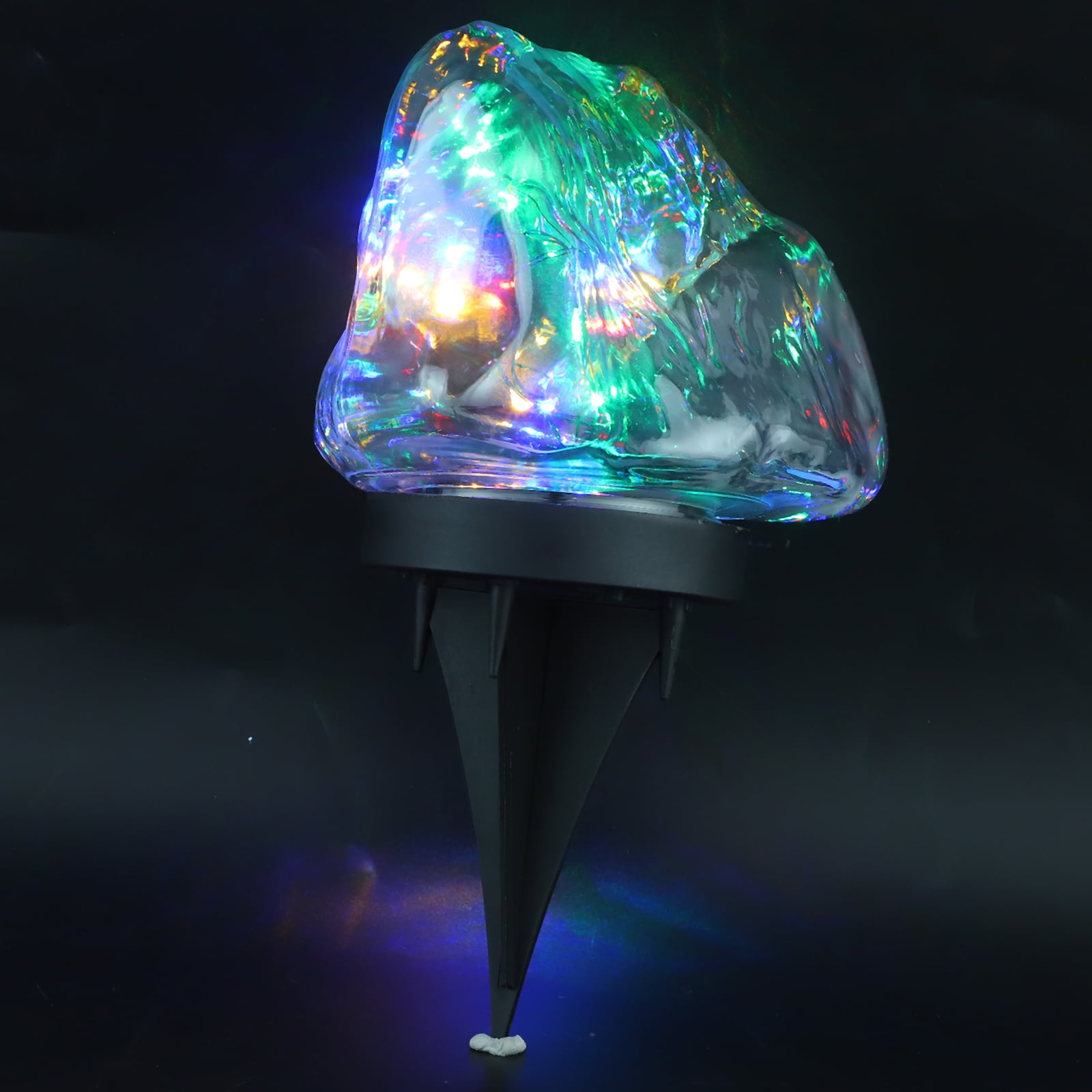 Masteelf Decorative Solar Stone Pathway Lights - Solar Garden Lights ...