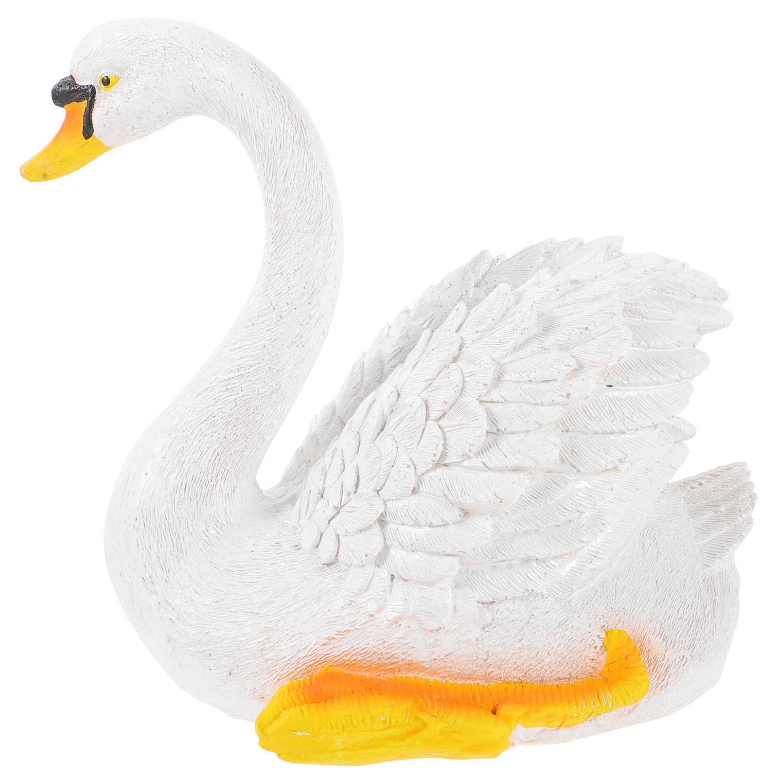 Masteelf Floating Swan Statue Personal Space Decoration Swimming Pool ...