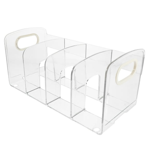 Masteelf Desktop Book Organizer Plastic Book Holder Reusable Book End ...
