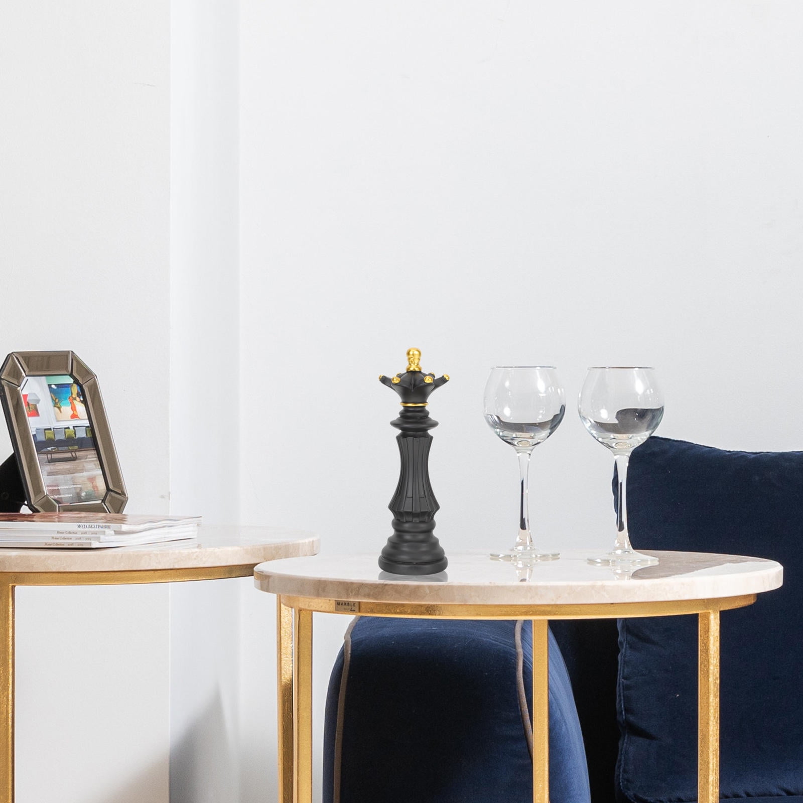 Masteelf Desktop Resin Chess Stylish Chess Decor Chic Chess Sculpture ...