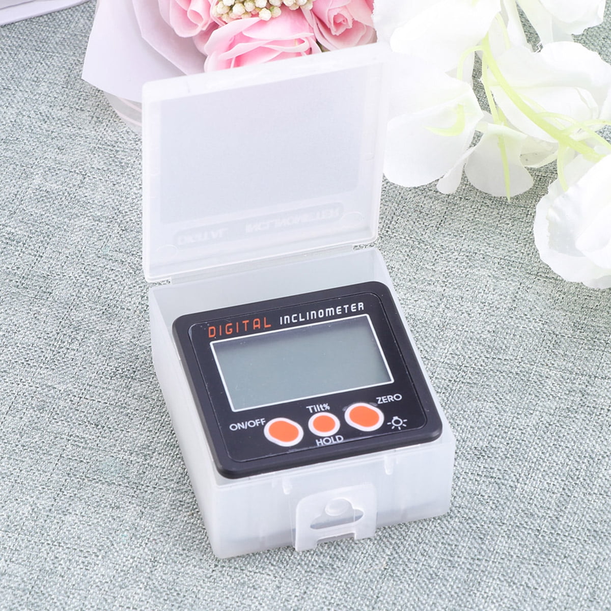 Masteelf Digital Protractor with Magnetic Base for Measuring Use Black ...