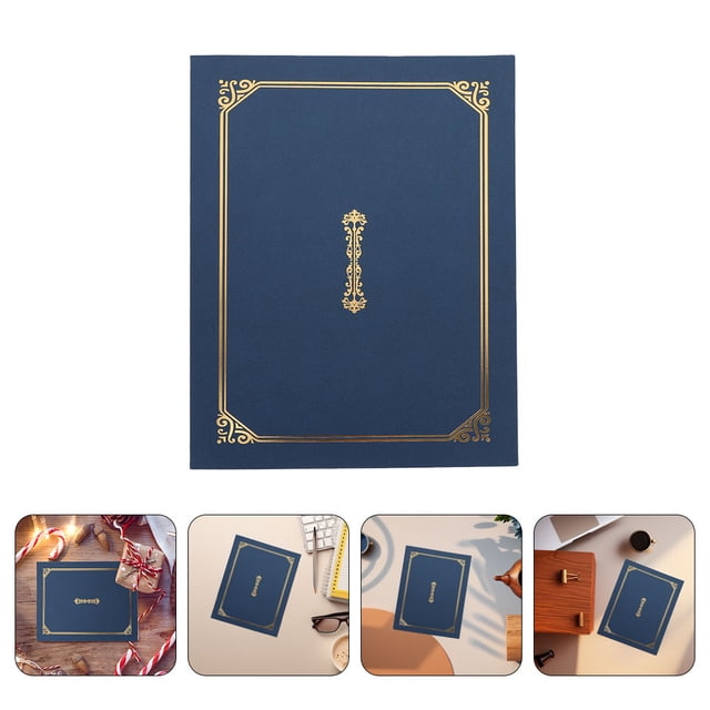 Masteelf Diploma Covers for Graduation Awards A4 Size Dark Blue ...