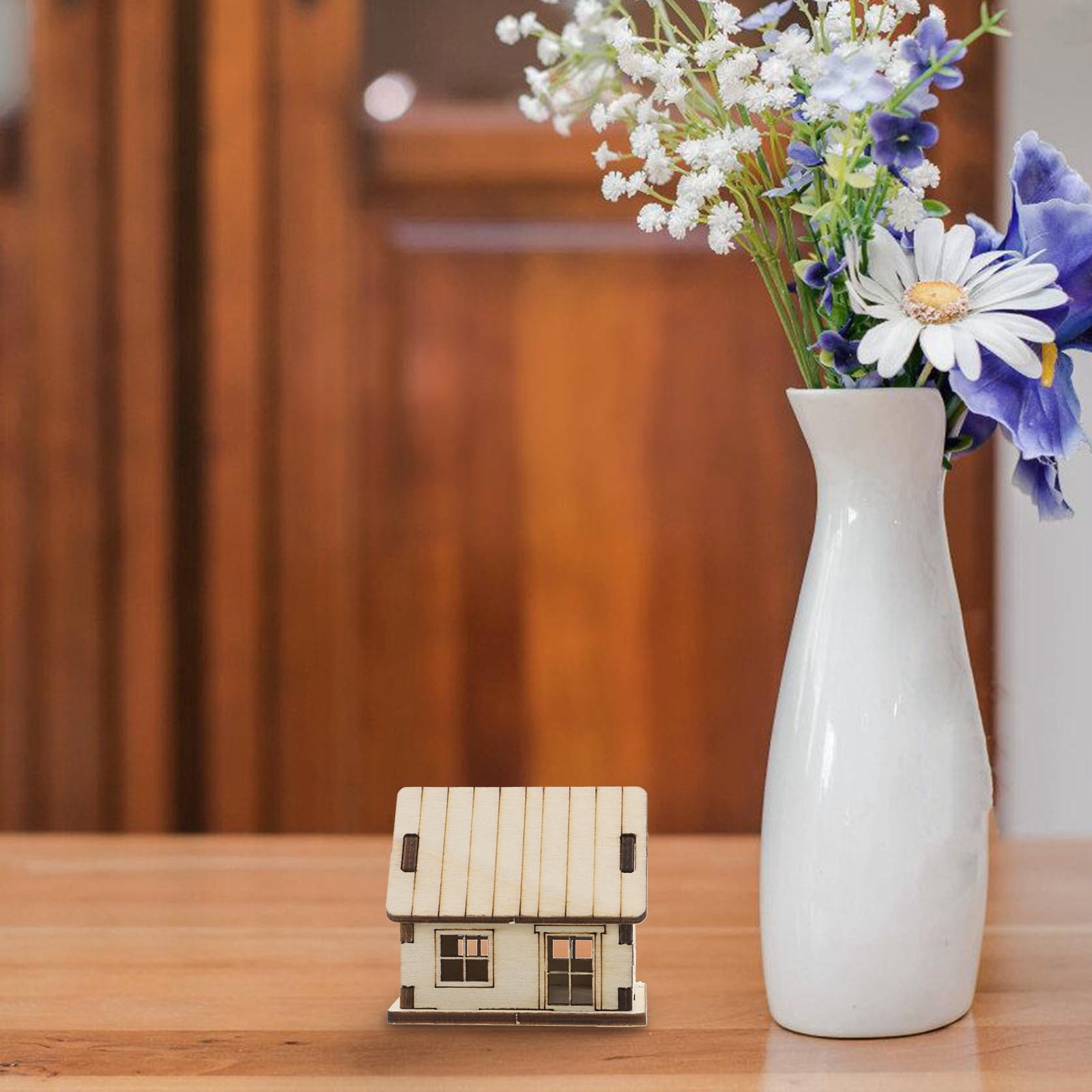 Masteelf Diy Miniature Dollhouse Kit 3d Wooden Puzzle House Tiny House ...