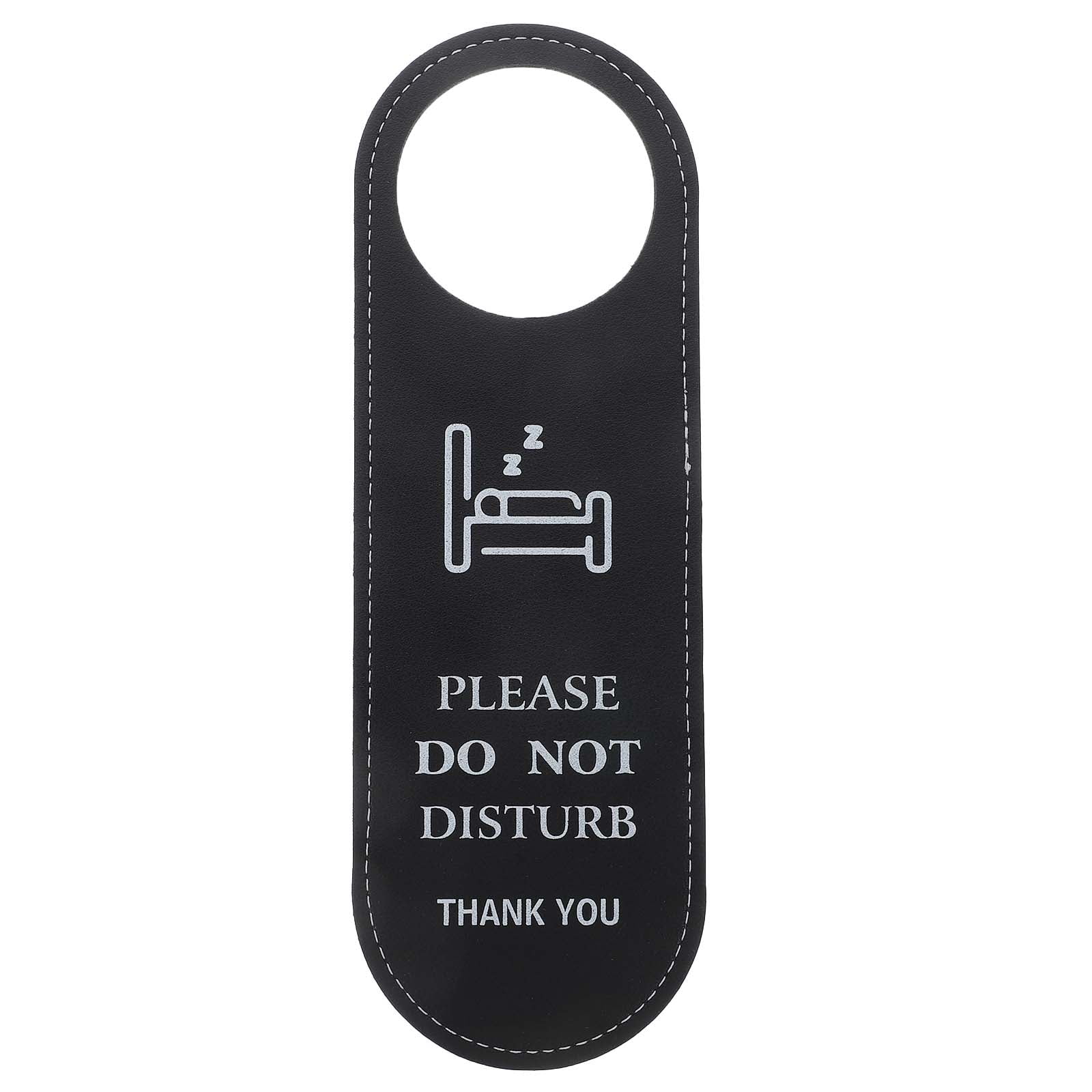 Masteelf Do Not Disturb Privacy Sign Door for Club Solicit Custom Black ...