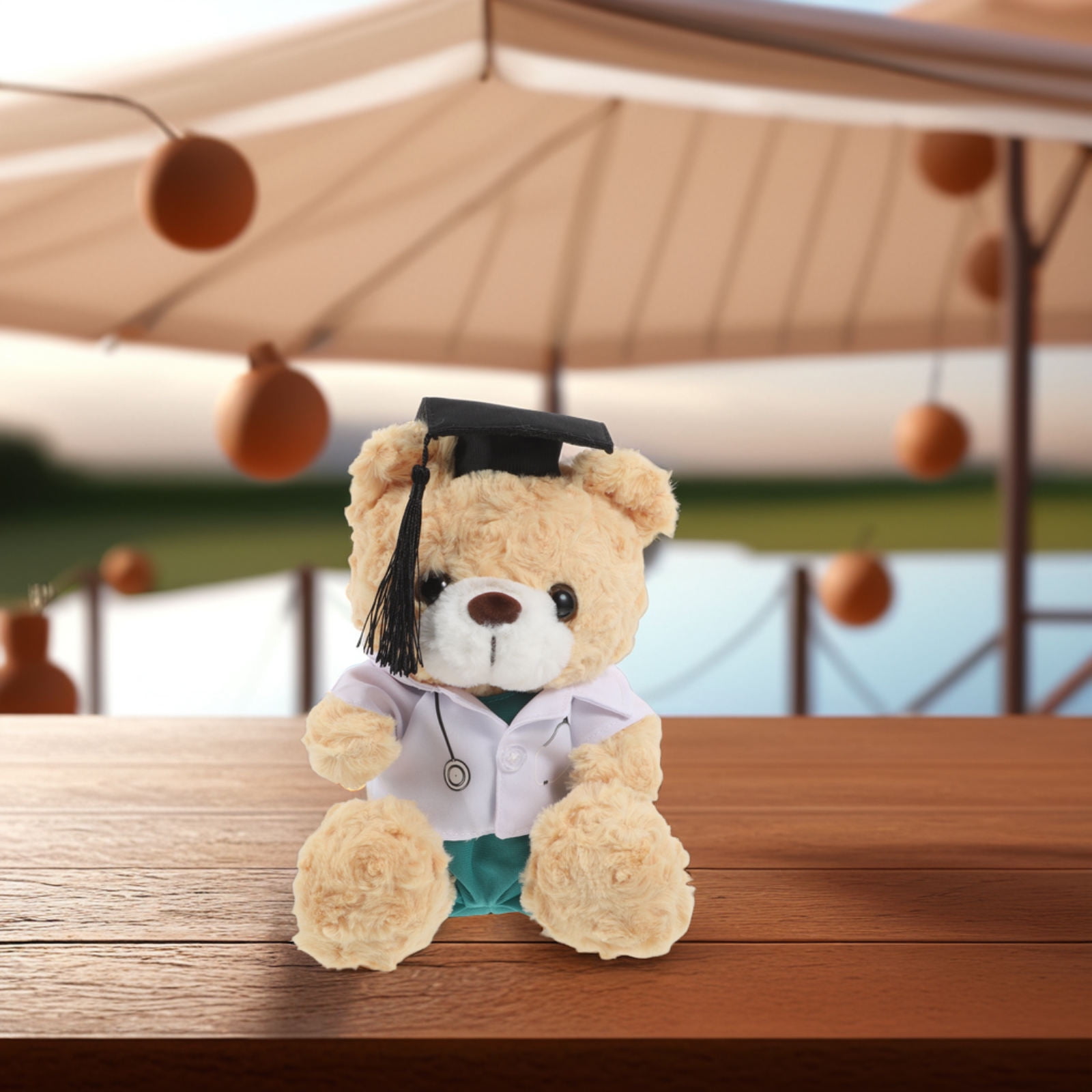 Masteelf Doctor Bear Stuffed Animal Plush Bear In Scrub And White Coats ...