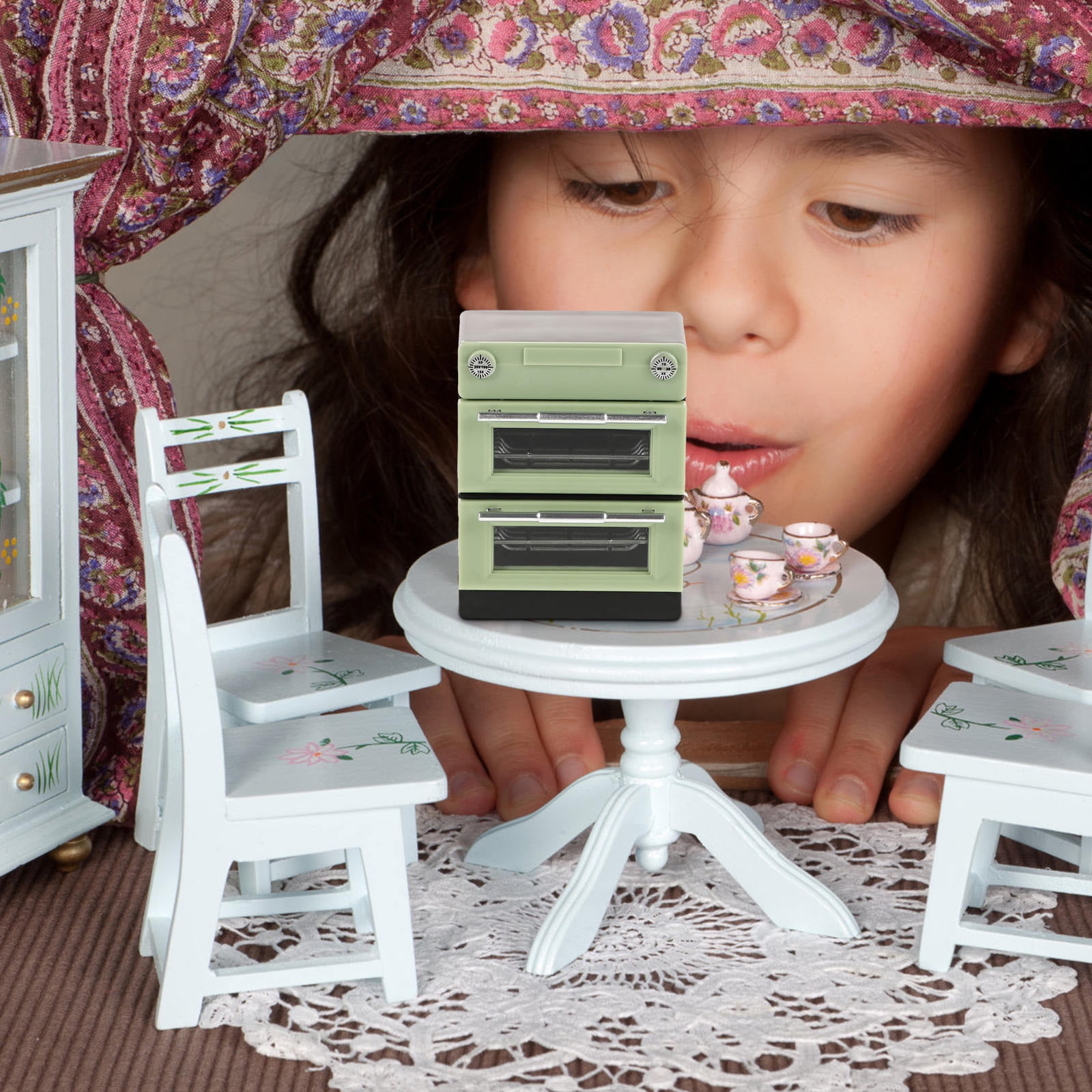 Masteelf Dollhouse Miniature Oven Dollhouse Oven Model Miniature ...