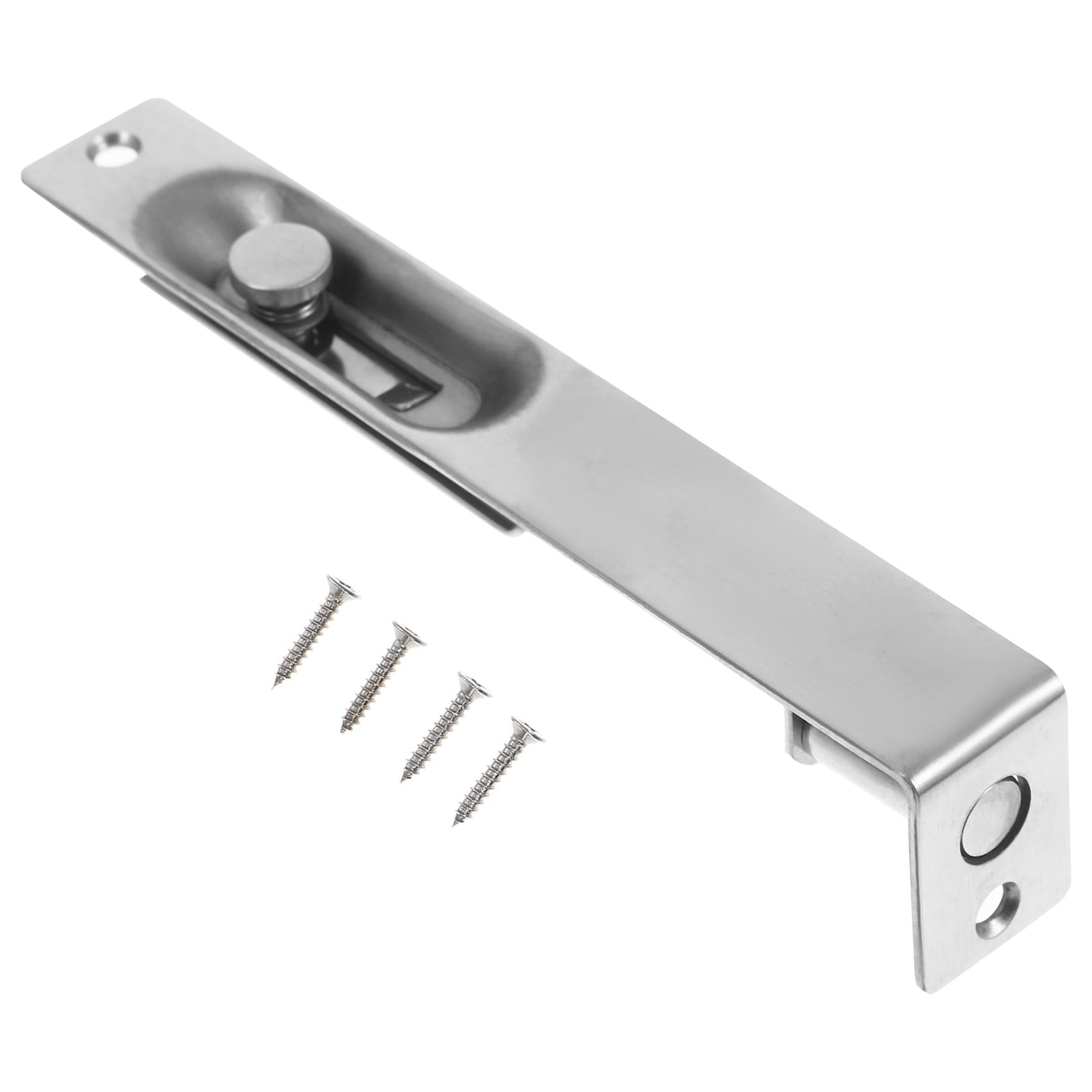 Masteelf Stainless Steel Flush Bolt for Door Security Lock Silver Easy ...