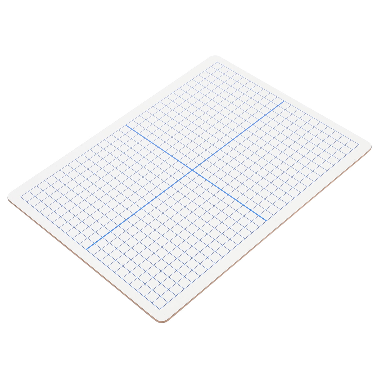 Masteelf Double-Sided Dry Erase Board with Grid Lines Portable Plastic ...