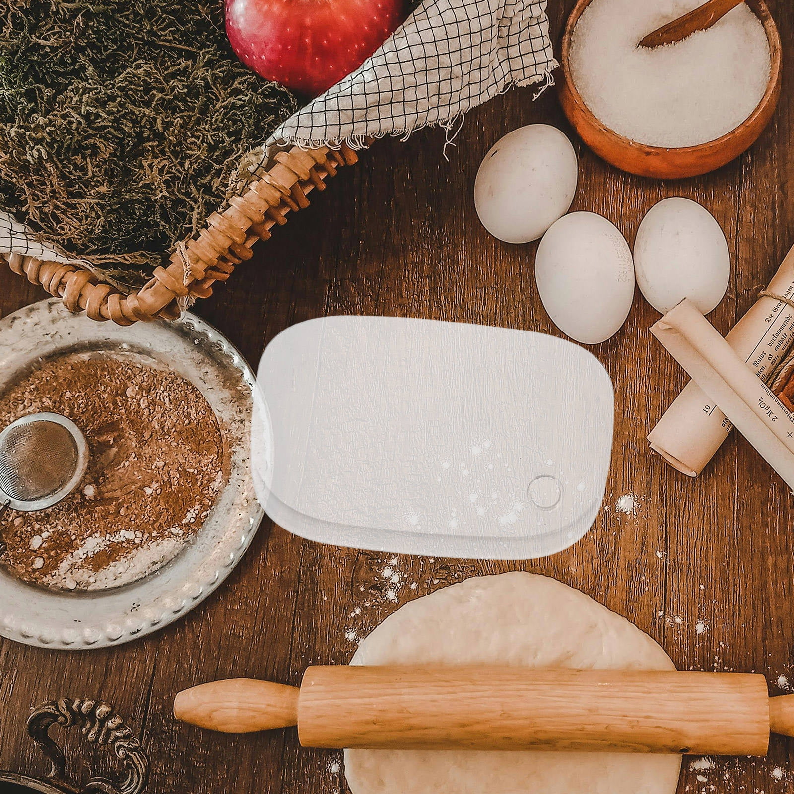 Masteelf Dough Scraper Cutter Bench Scraper Dough Pastry Scraper Dough ...