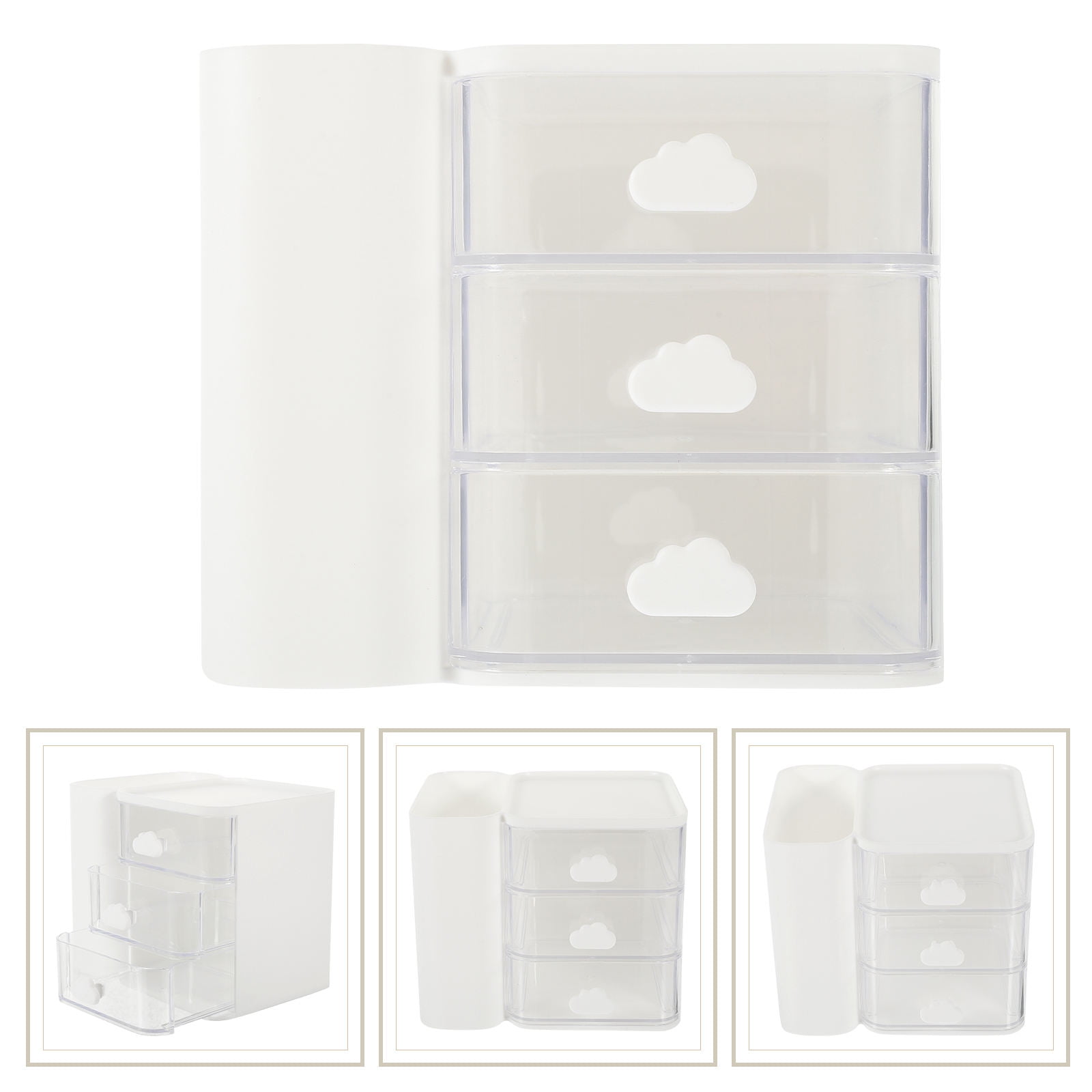 Masteelf Drawer Box File Storage Holder File Drawer Box File Box Holder ...