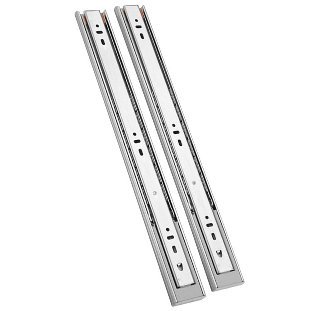 Silver Steel Drawer Slides 300mm Mute Professional Rails for Drawer Use ...