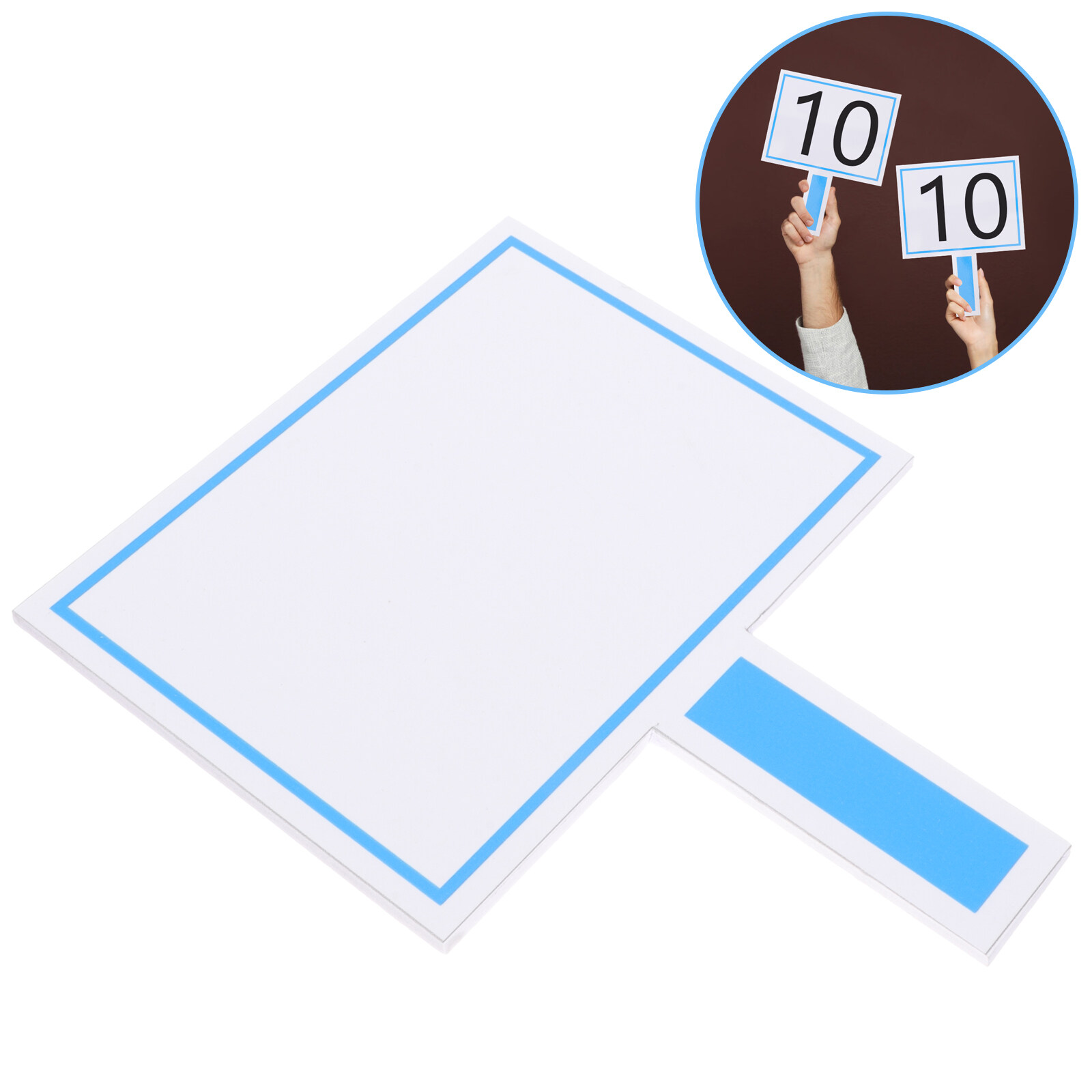 Masteelf Drawing Whiteboards Hand Holding Sign Blank Scoreboard Student ...
