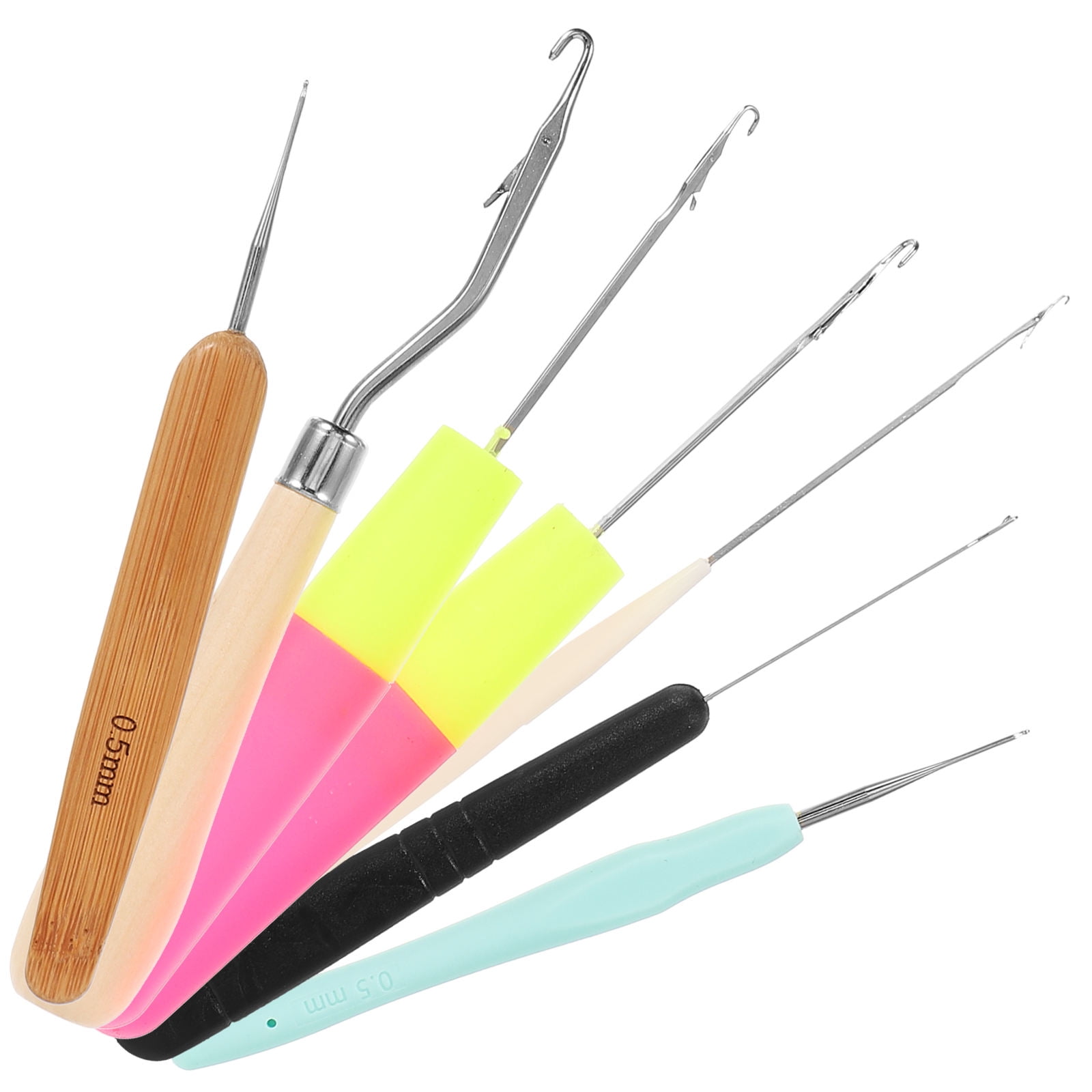 Masteelf Dreadlock Crochet Needle Kit with Stainless Steel Hooks and ...