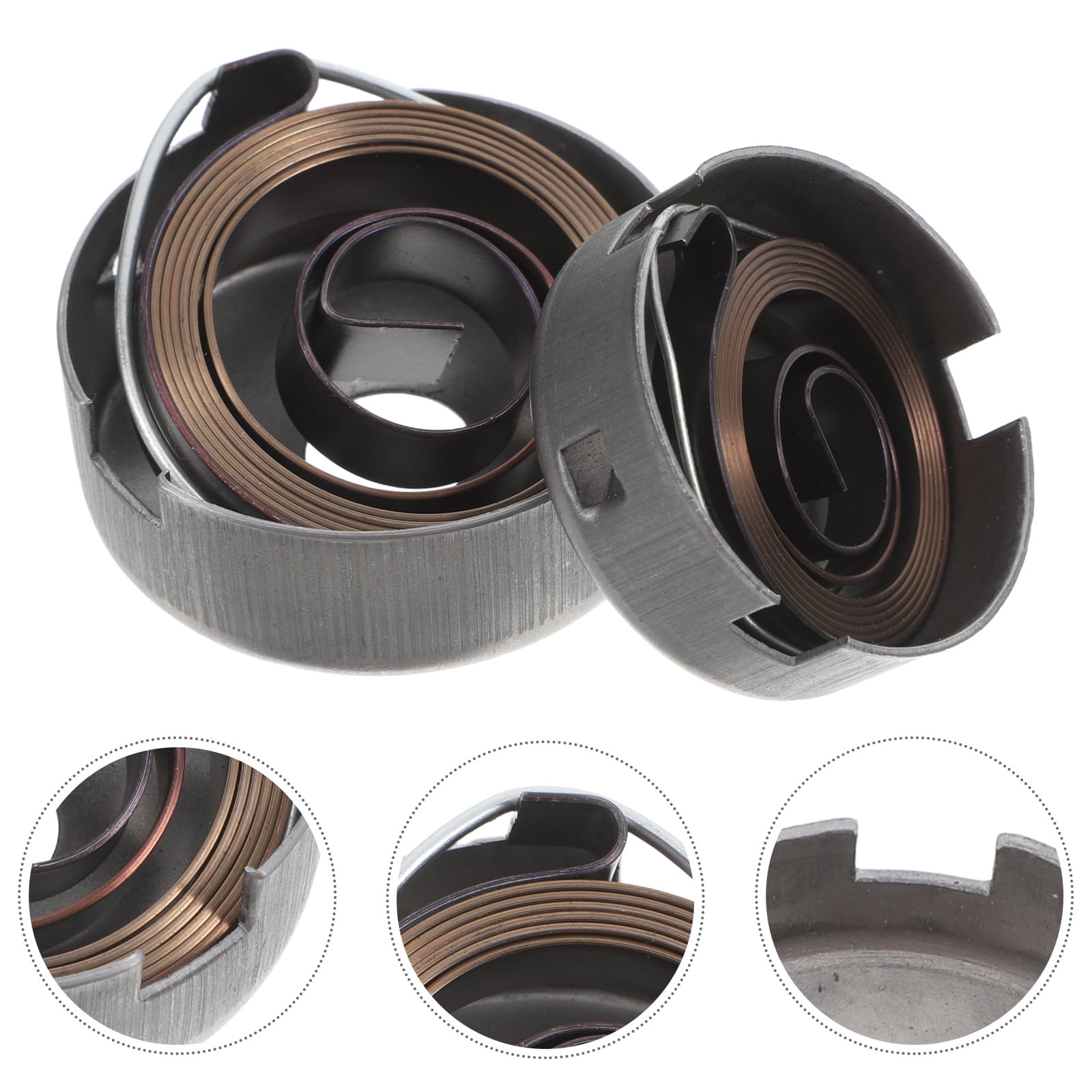 Masteelf Drill Press Accessories Heavy Duty Steel Quill Return Spring with Lids for Drill Press ...