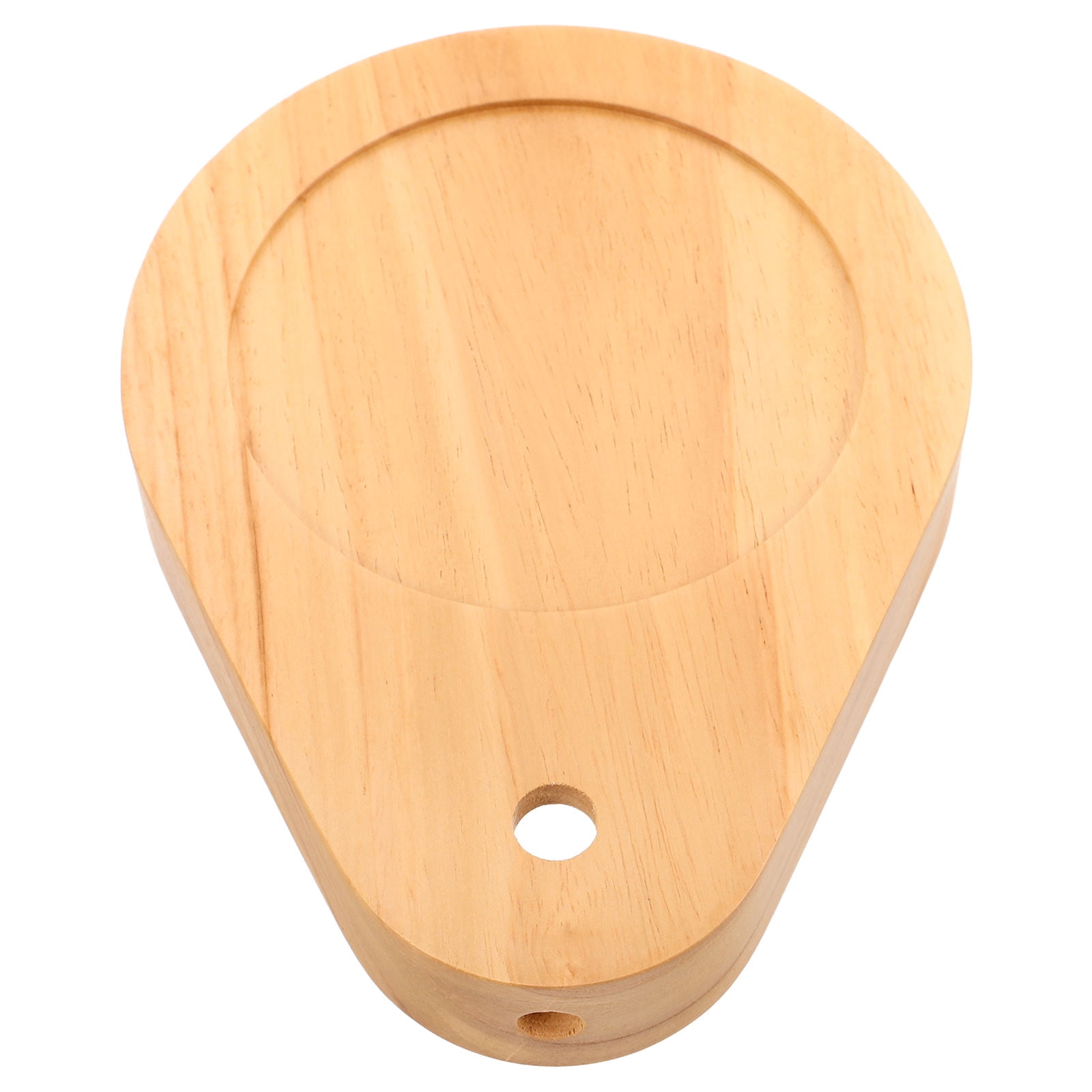 Masteelf Drop-Shaped Solid Wood Lamp Base Wooden Display Lamp Stand For ...