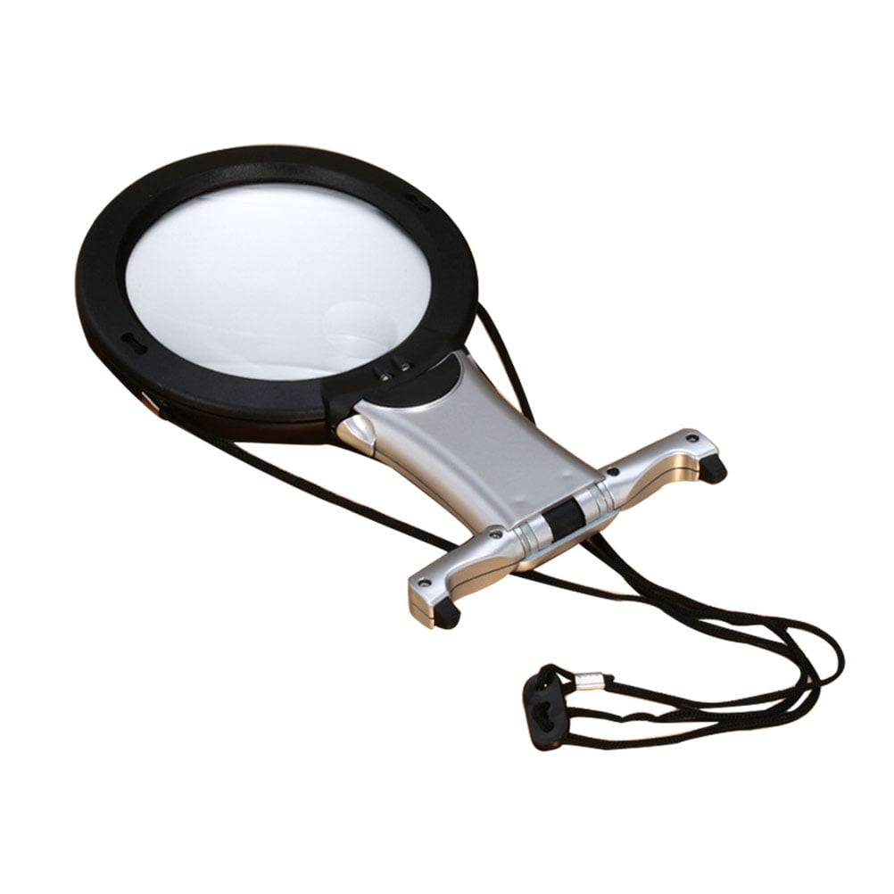 Masteelf Dual-purpose Desktop Reading Hanging Magnifier Jewelry LED ...