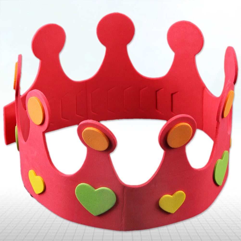 OFFIGAM Crown Birthday Hat EVA for Kids Safe and 1Set 7.9x7.9x4.7in ...