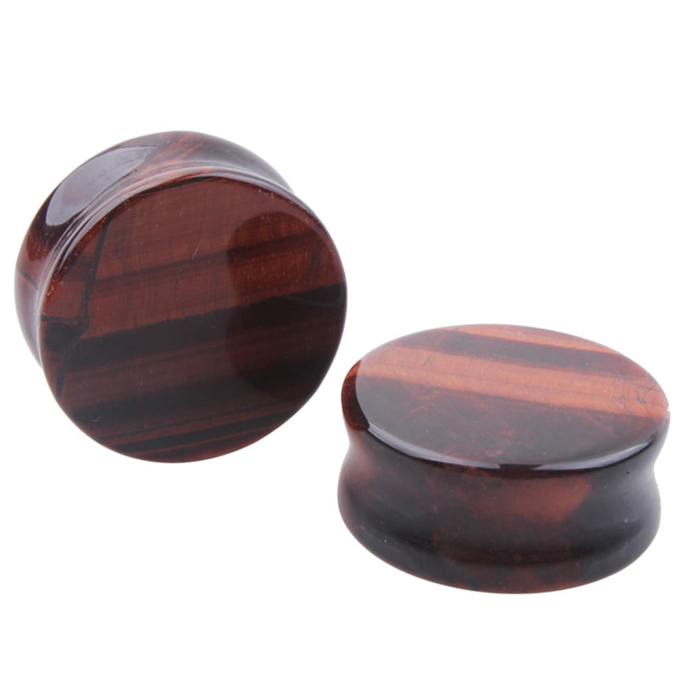 Masteelf Ear Amplifier Stone Gauges Piercing and Clamp Conch Jewelry ...