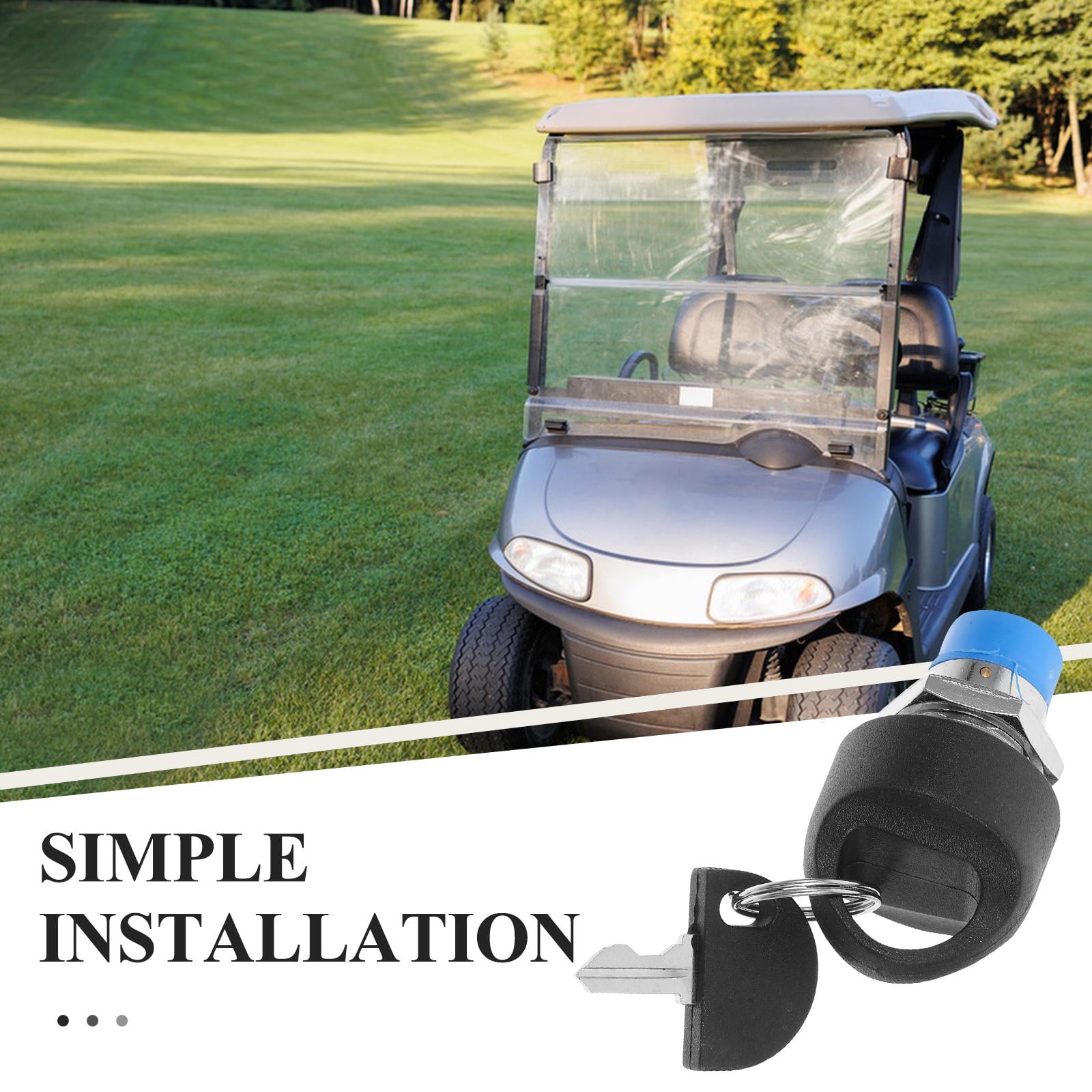 Masteelf Easy Pull Key Ignition Switch Lock Keys Set Ignition Switch ...