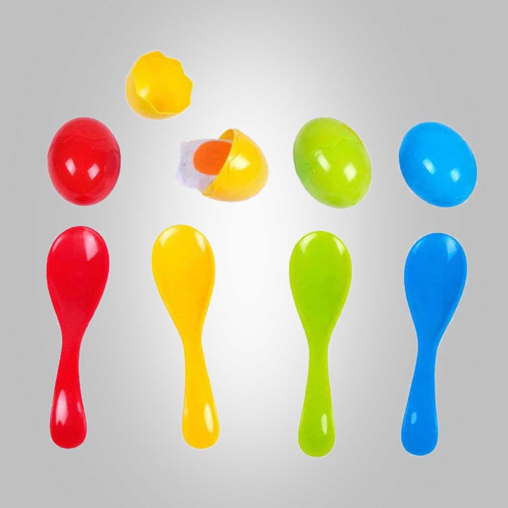 Masteelf Egg and Spoon Relay Race Game Fun Game for Parties Birthdays ...
