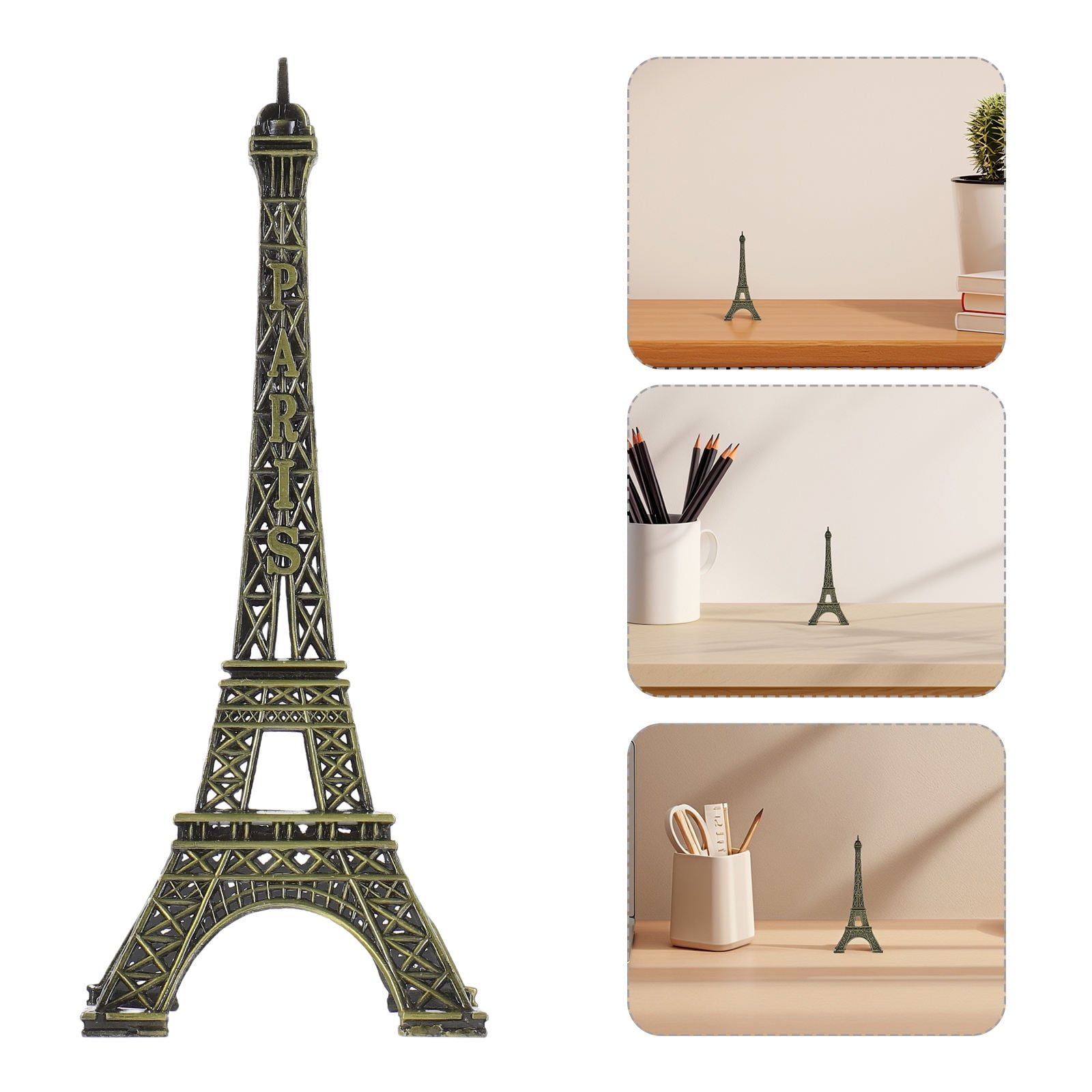 Masteelf Eiffel Tower Decoration Iron Statue Model 1 Set Unique ...