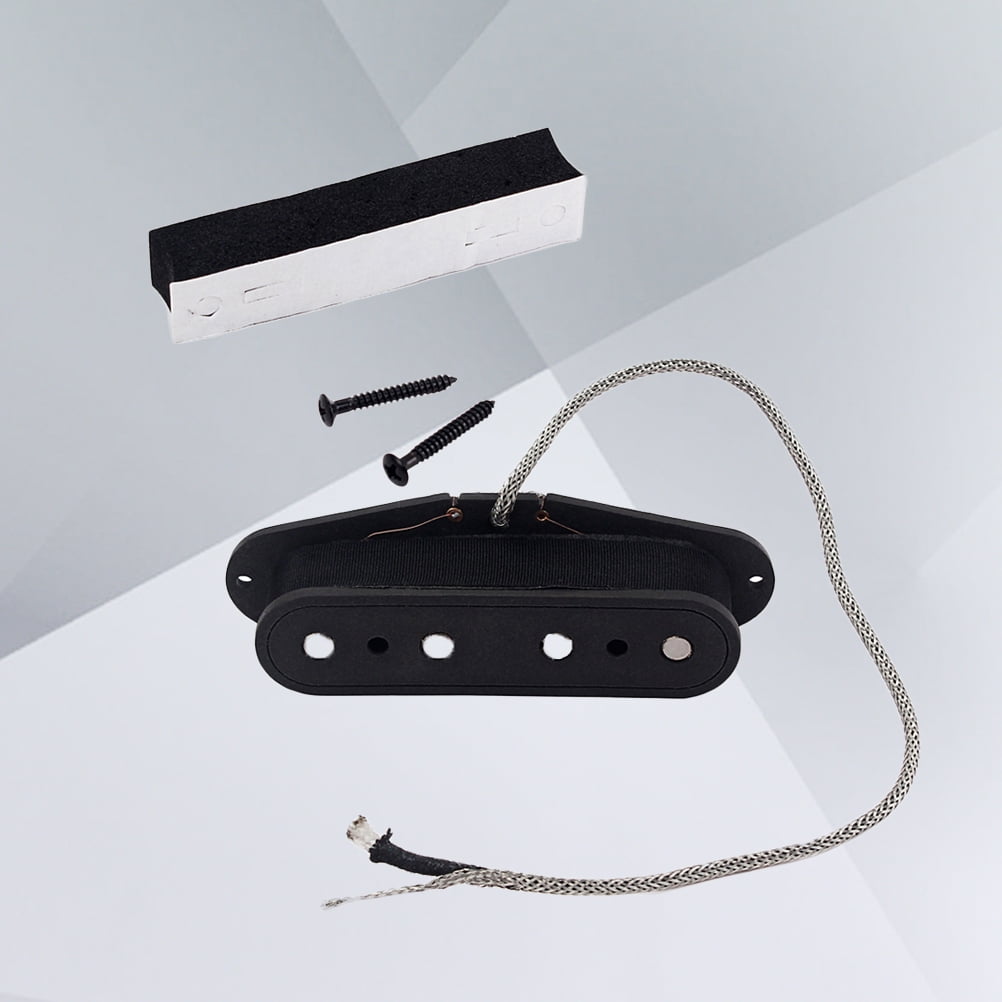 Masteelf Electric Bass Guitar Single Coil Pickup Bridge Plate Guitar ...