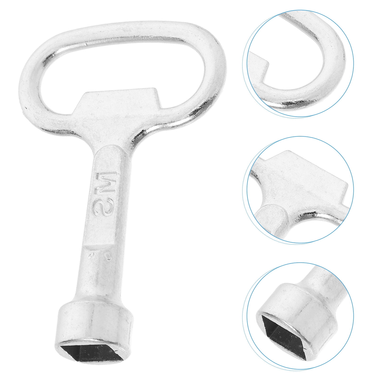 Masteelf Electric Meter Lock Key Triangle Wrench for Plumber ...
