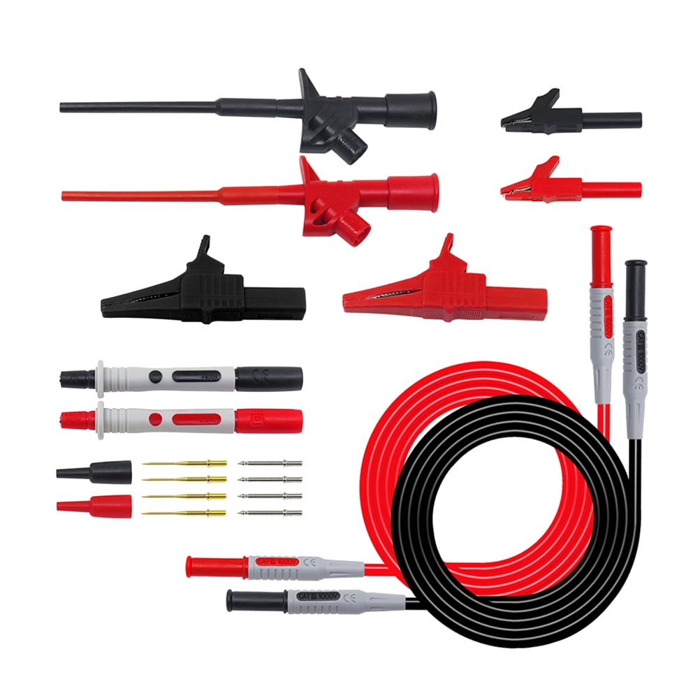 Masteelf Electronic Test Leads Kit Digital Multimeter Leads Car ...