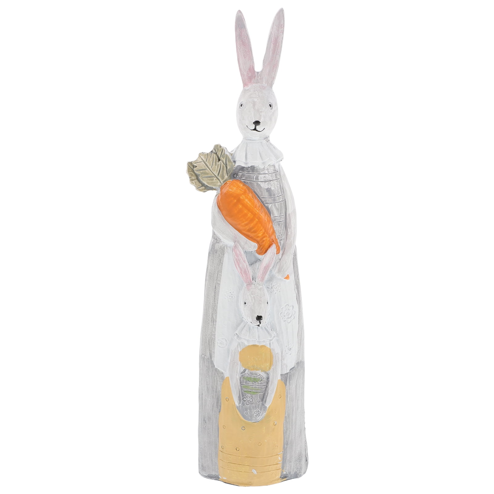 Masteelf Elegant Rabbit Figurine Standing Rabbit Figurine with Little ...