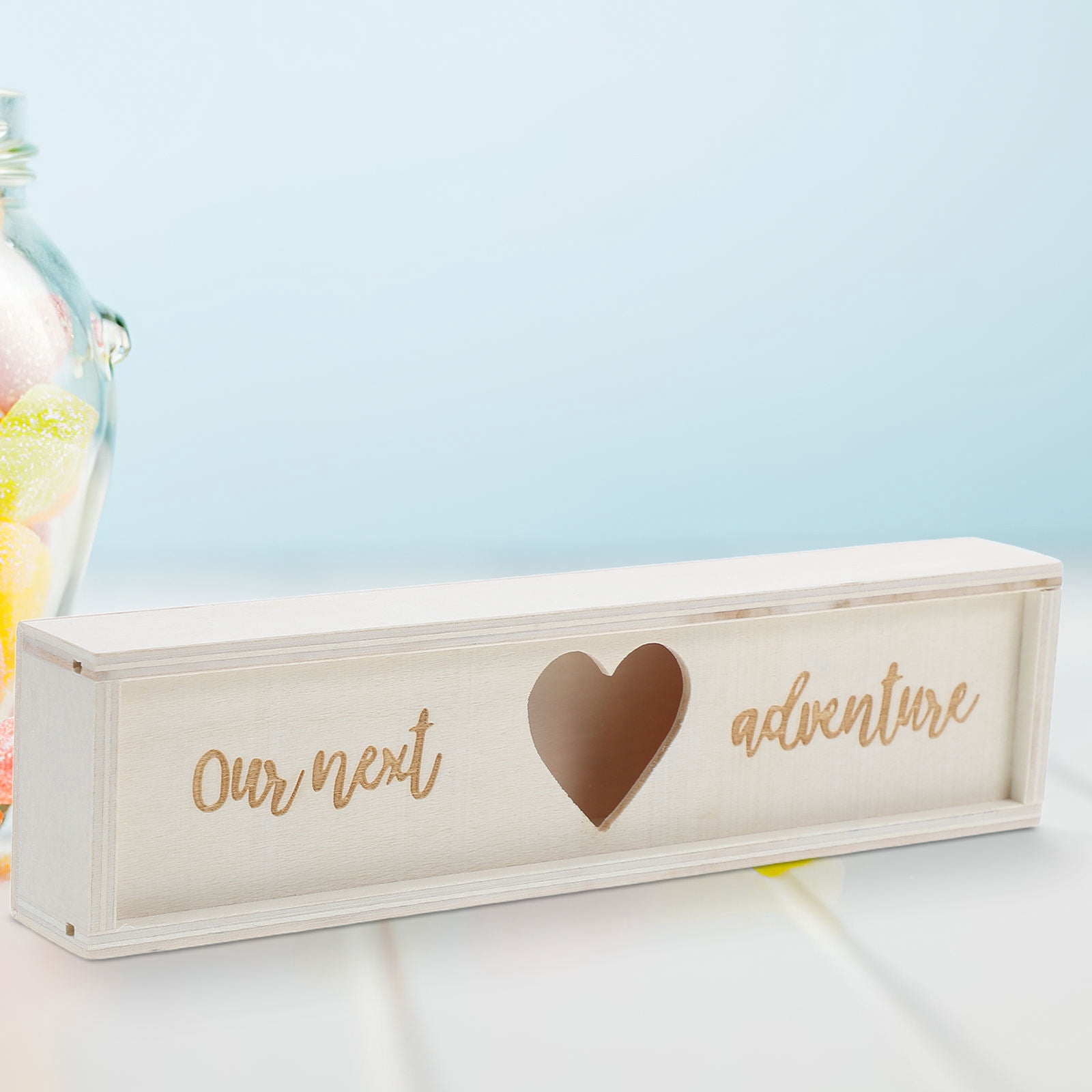 Masteelf Elegant Wooden Pregnancy Test Keepsake Box With Lid For Baby ...
