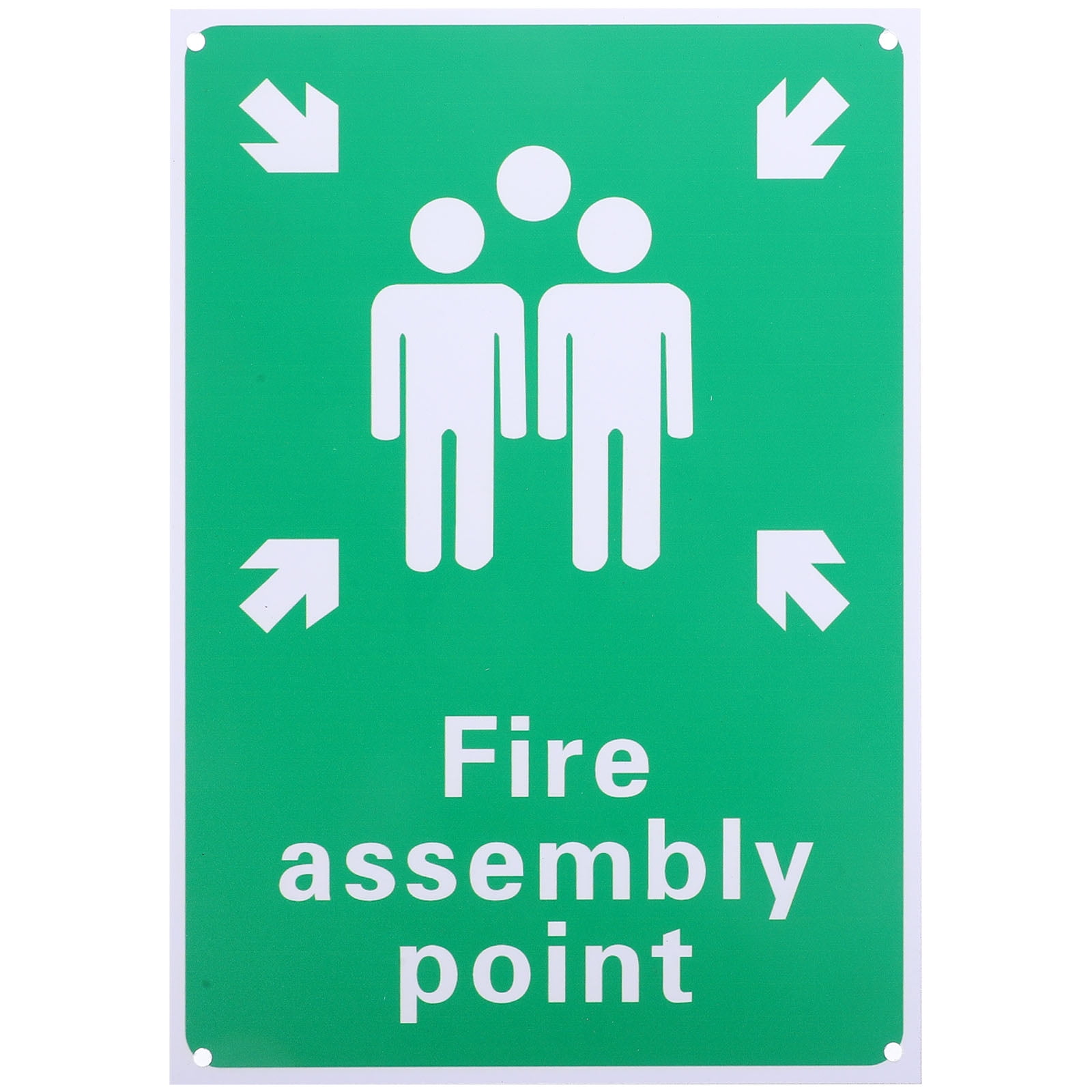 Masteelf Emergency Assembly Point Sign Outdoor Fire Safety Sign ...