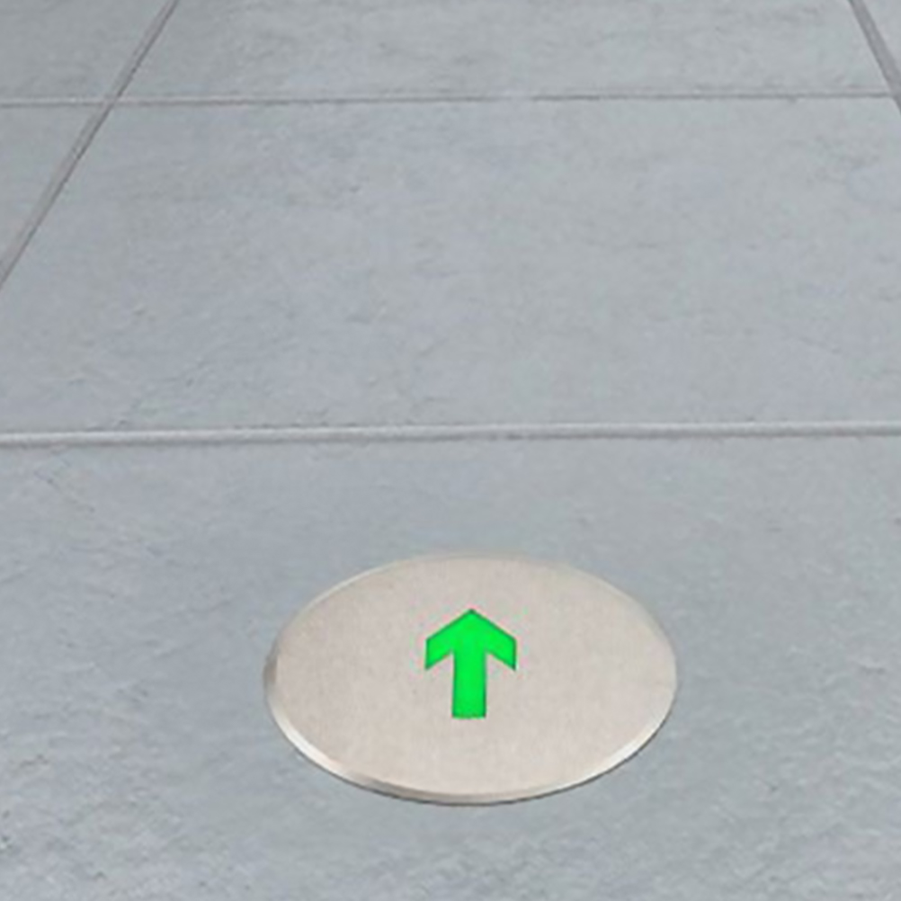 Masteelf Emergency Exit Sign Stainless Steel Glow in the Dark Sign ...