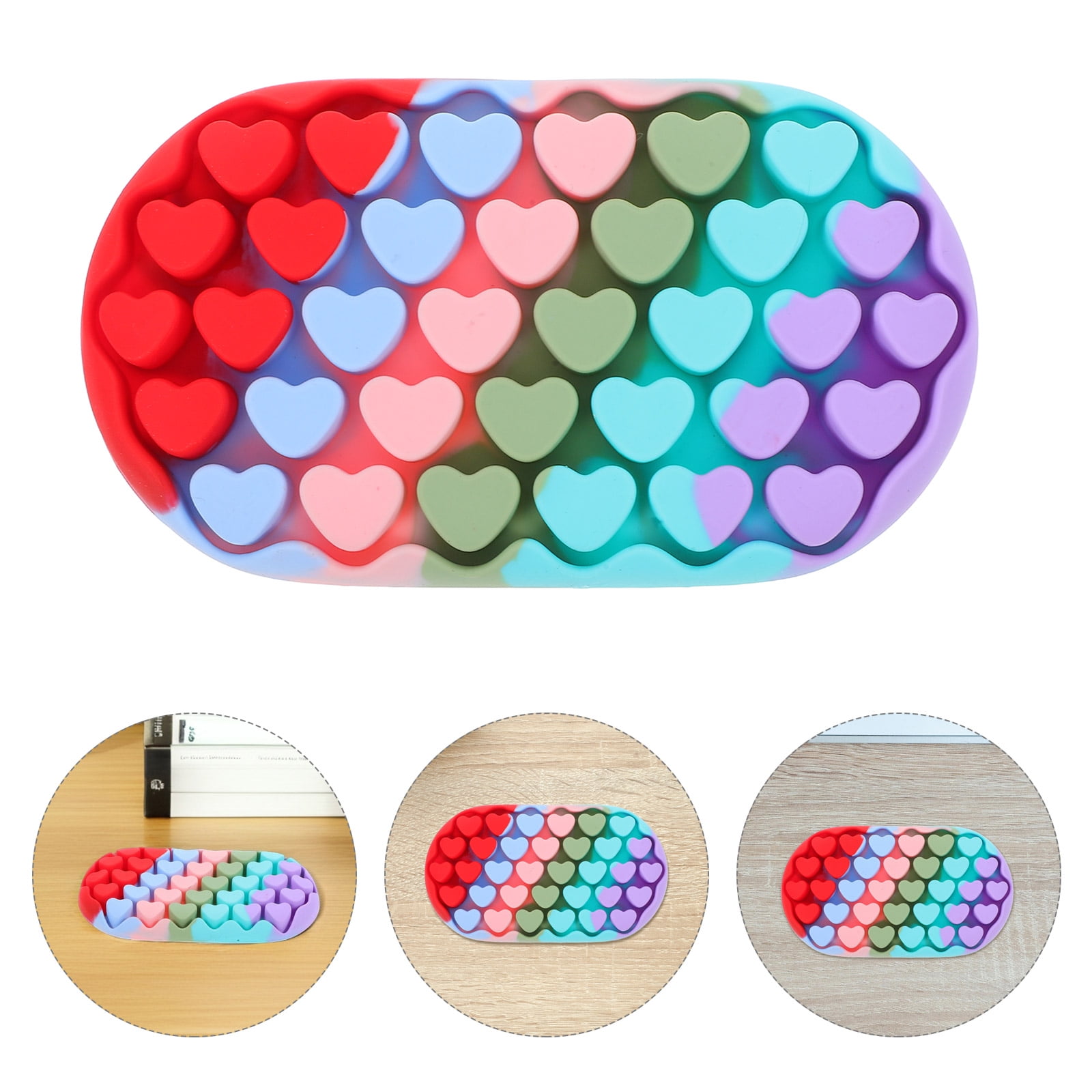 Masteelf Soft Silicone Heart-Shaped Ergonomic Wrist Rest for Keyboards ...