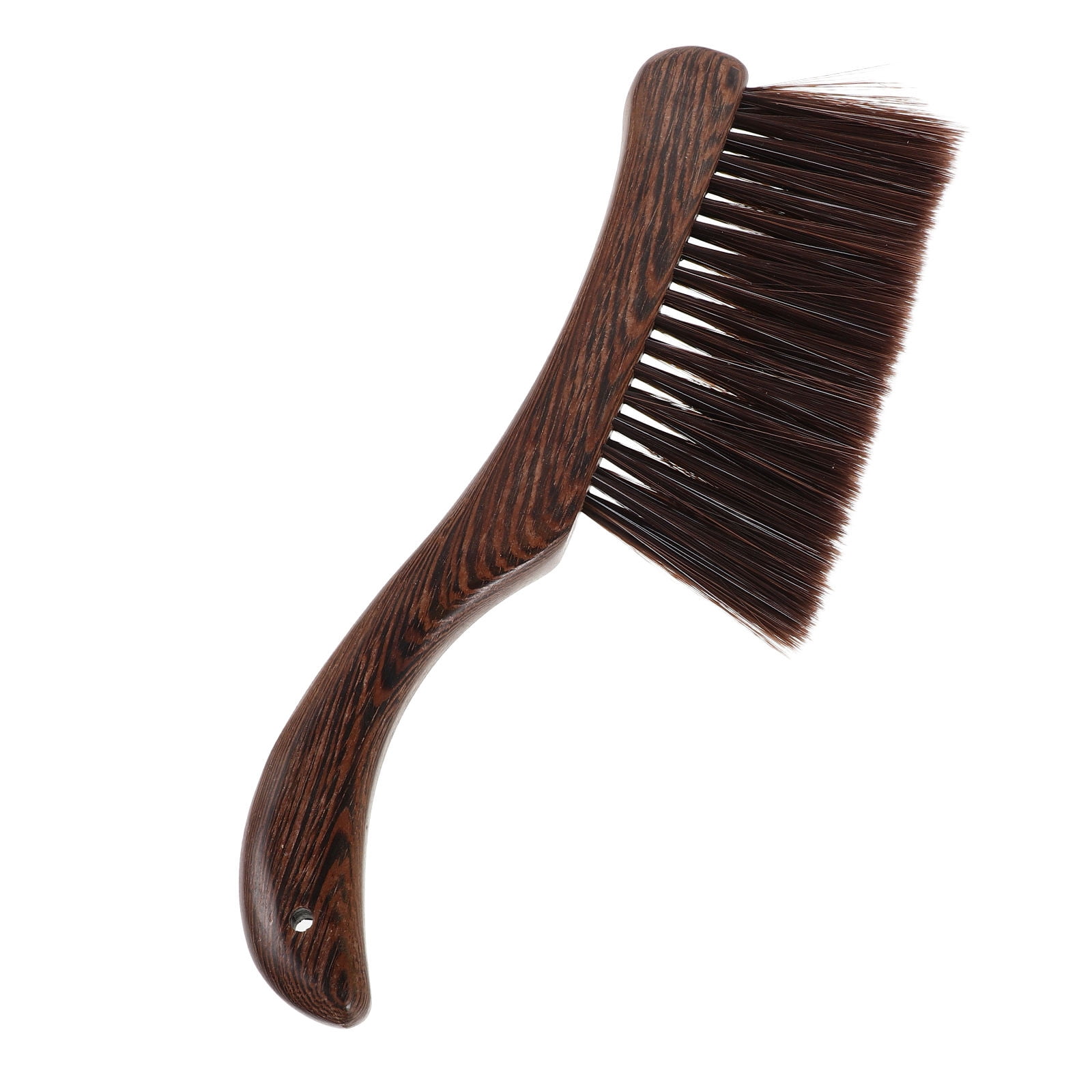 Masteelf Ergonomic Wooden Bed Brush With Curved Handle Wooden Handle ...
