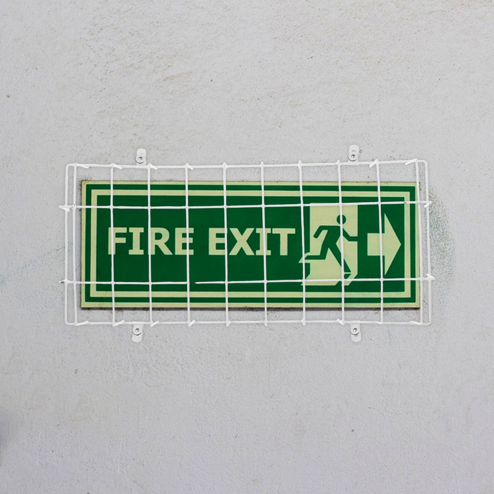 Masteelf Exit Sign Protective Cover Ceiling Light Cover Emergency Light ...