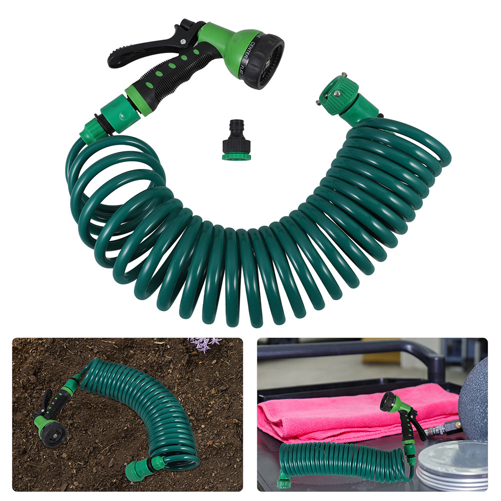 Masteelf Expandable Car Wash Water Spray Set Flexible Hose Space-saving ...