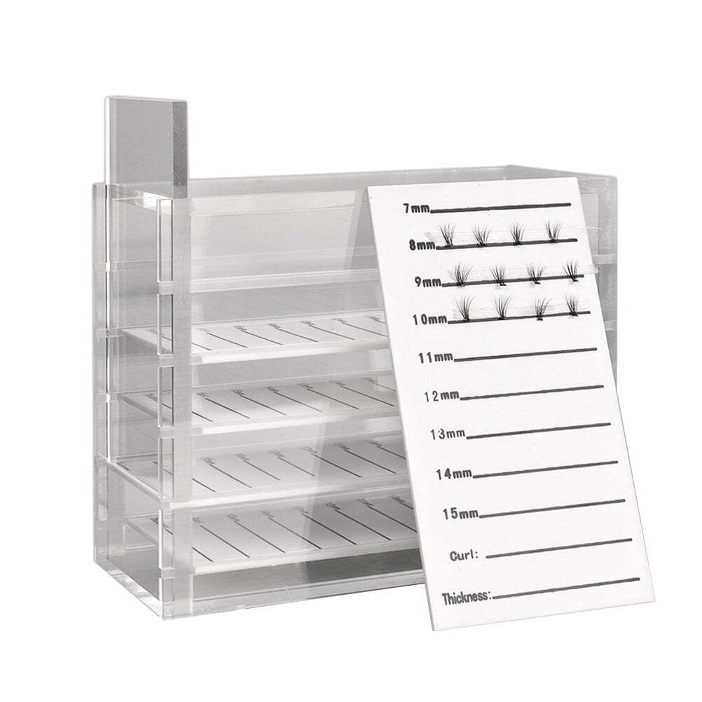 Masteelf Eyelash Display Board Storage Box Transparent Multi Layers ...