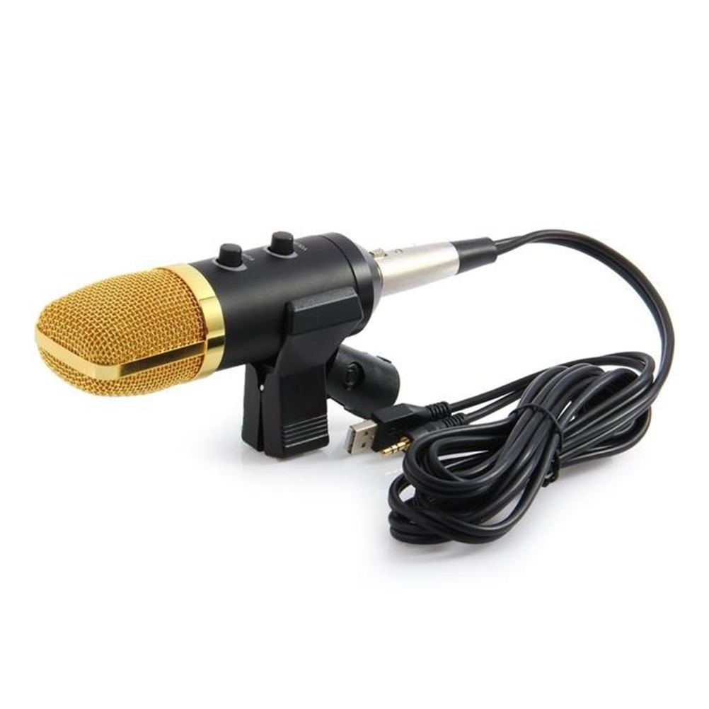 Masteelf - F100TL USB Condenser Sound Recording Microphone Built in ...