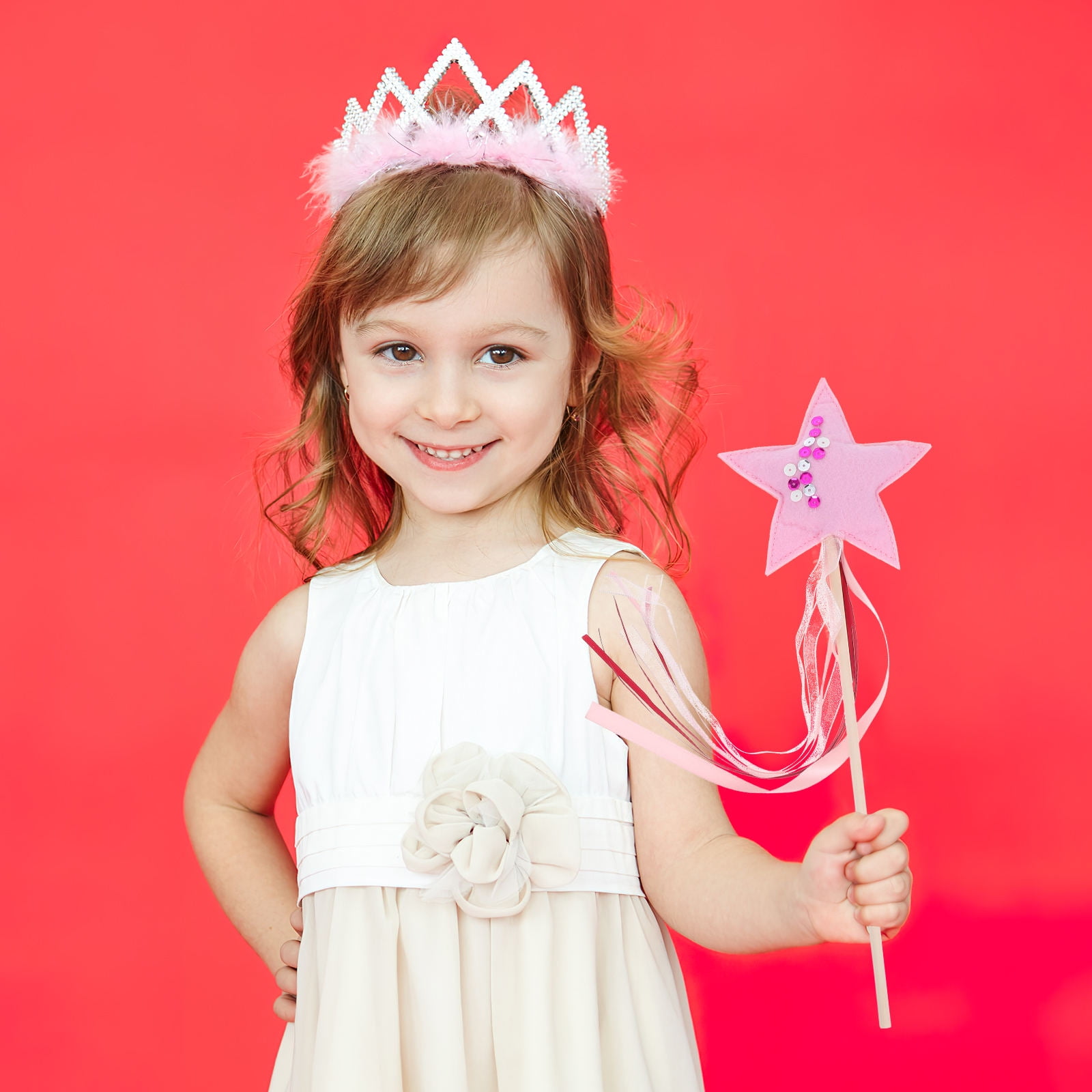 Masteelf Fairy Wand Ribbon Streamer Wand For Kids Hand Throwing Ribbon ...