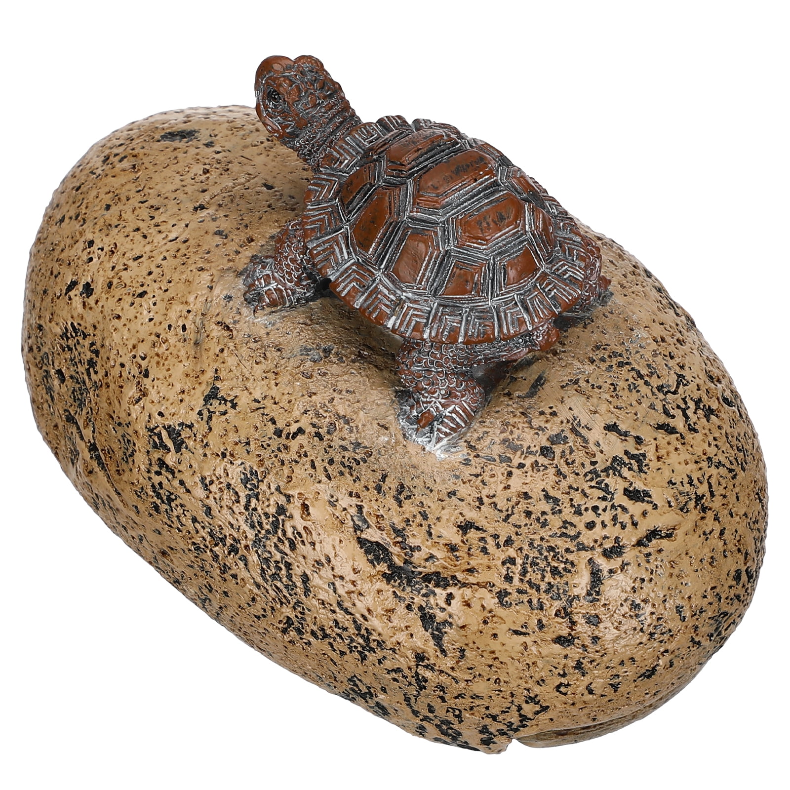 Masteelf Fake Rock Key Hider Lifelike Rock And Turtle Statue Key Hiding ...